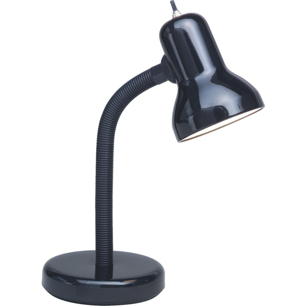 Lite Source LS-211BLK Goosy 15-Inch 60-Watt Desk Lamp, Black