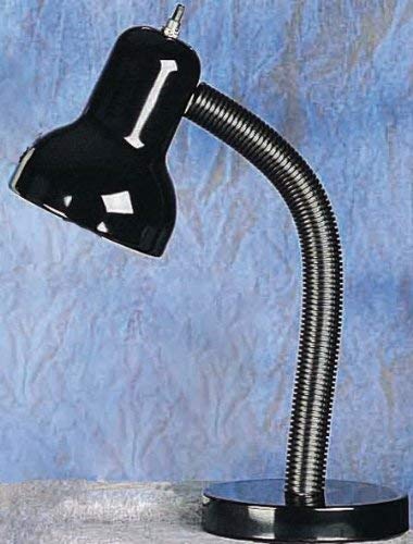 Lite Source LS-211BLK Goosy 15-Inch 60-Watt Desk Lamp, Black