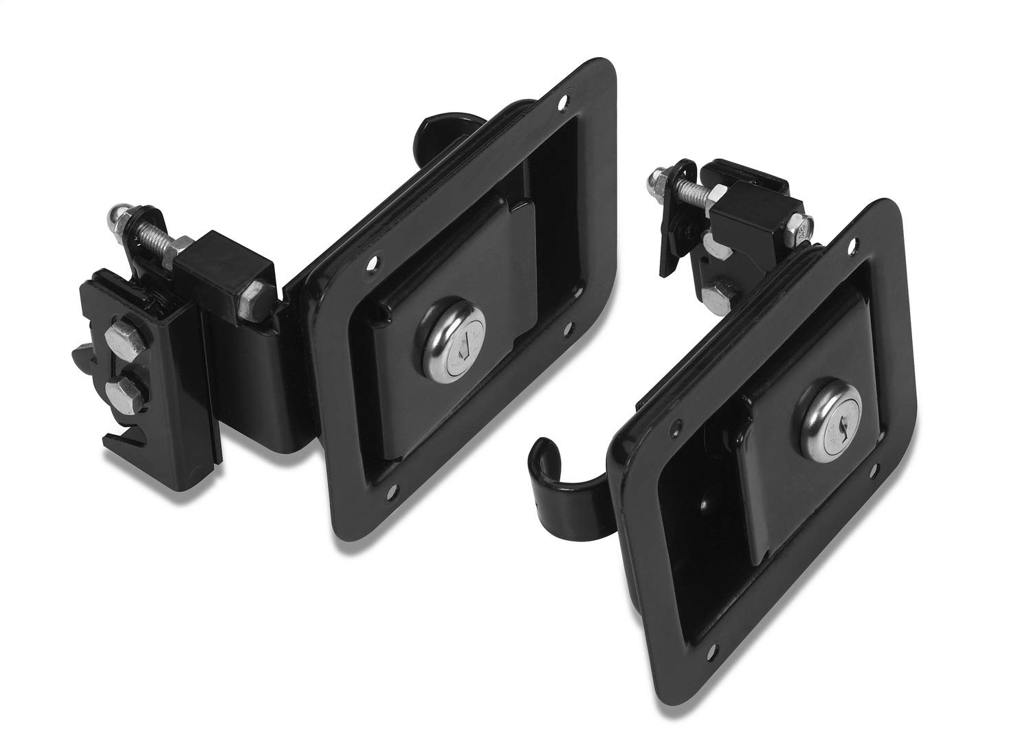 Bestop 51251-01 Paddle Handle Set with Rotary Latch for 1987-1995 Wrangler YJ , Black
