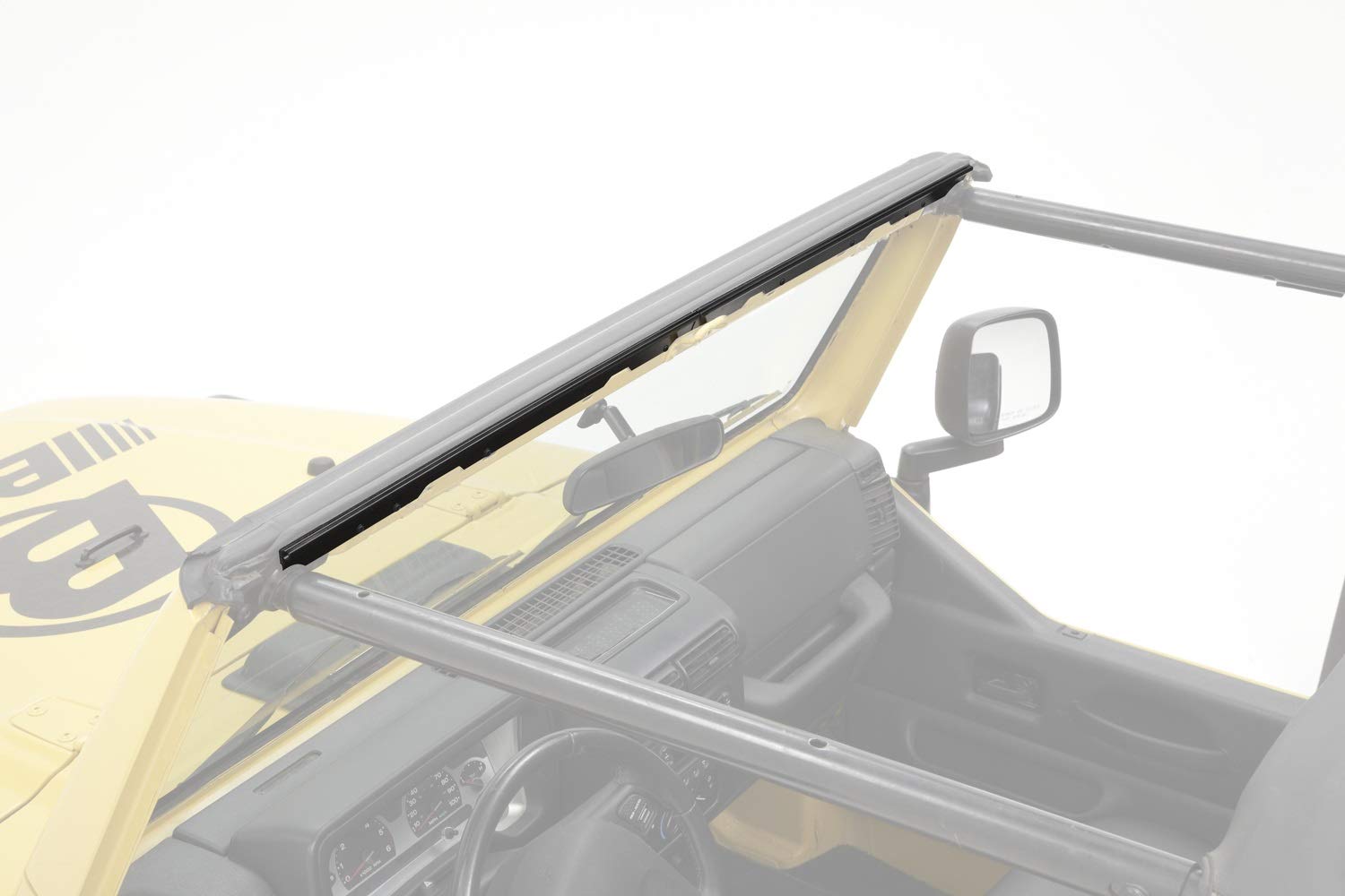 Bestop 5121001 Windshield Channel - Jeep 1997-2002 Wrangler