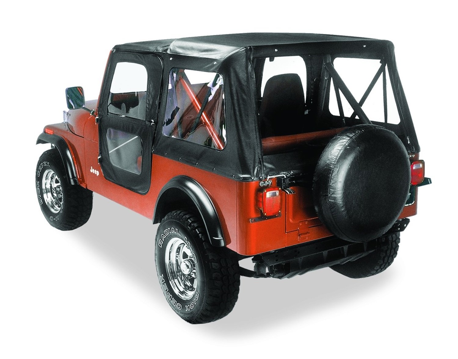 Bestop 5111701 Black Replace-A-Top for OEM Hardware - Jeep 1976-1983 CJ5