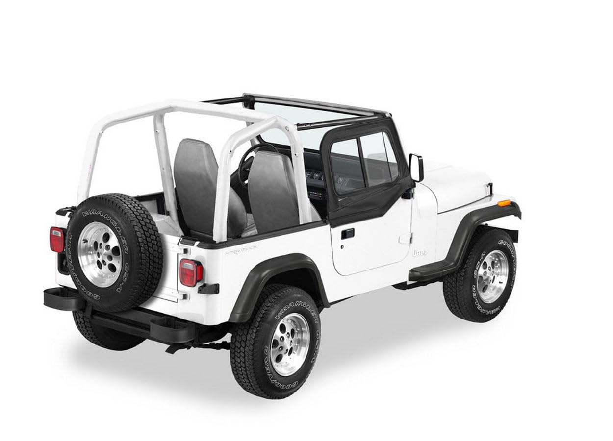Bestop 5178735 Black Diamond Upper Door Sliders for 1997-2006 Wrangler