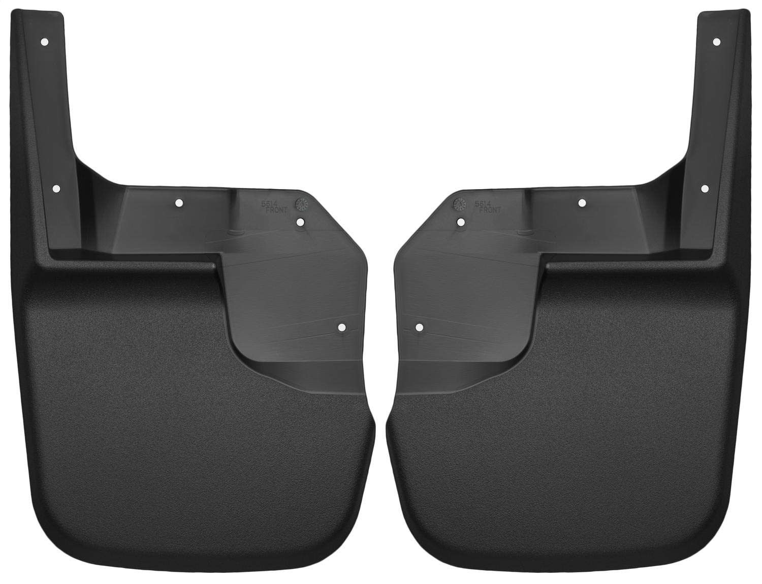 Husky Liners Mud Guards | Front Mud Guards - Black | 56141 | Fits 2007-2018 Jeep Wrangler w/ Standard Bumper 2 Pcs