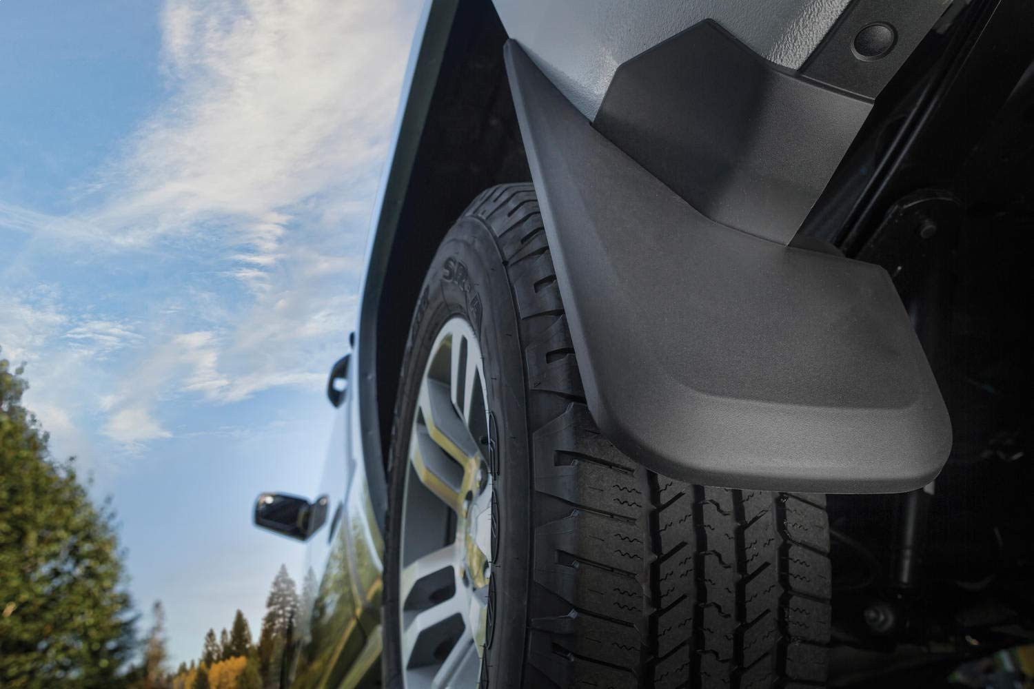 Husky Liners Mud Guards | Front Mud Guards - Black | 56141 | Fits 2007-2018 Jeep Wrangler w/ Standard Bumper 2 Pcs