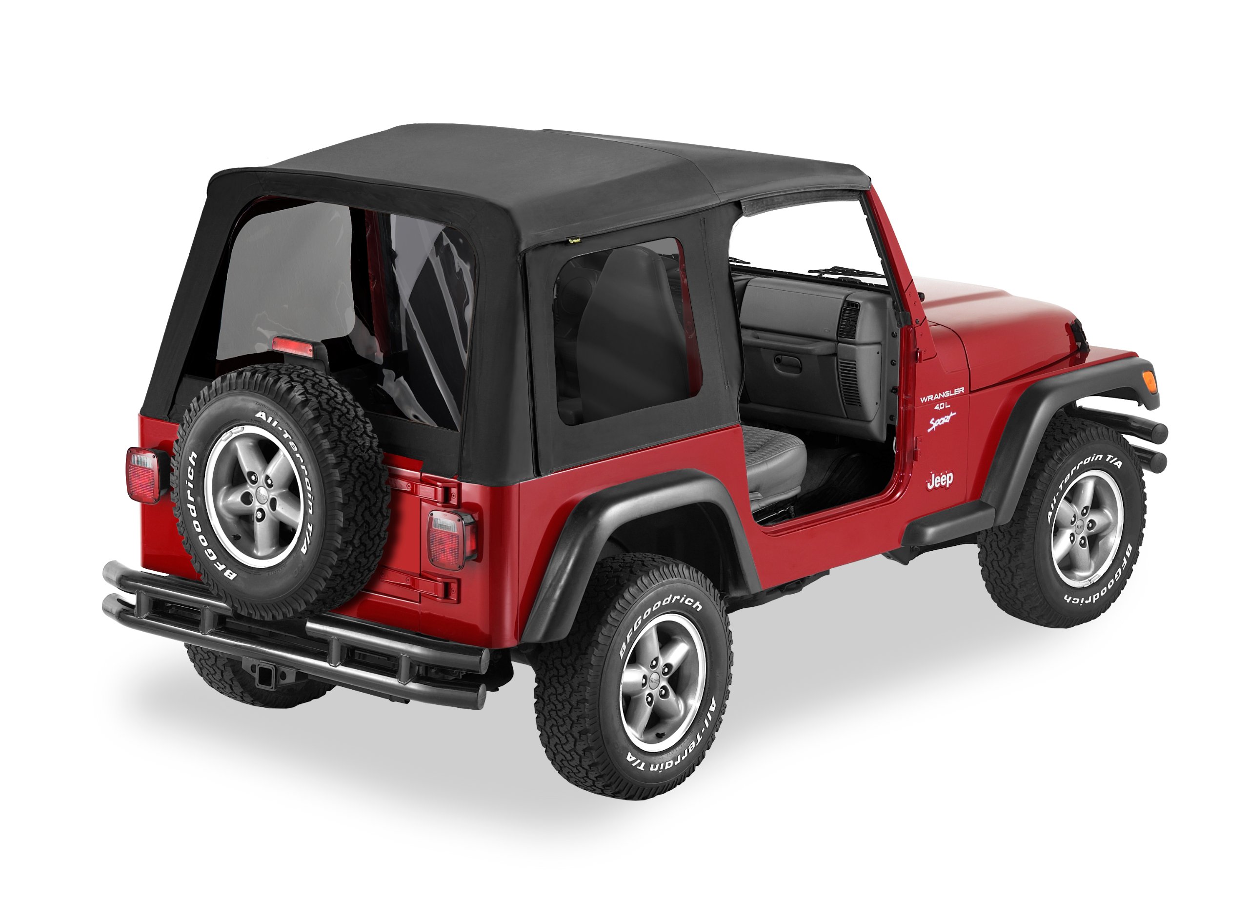 Bestop 55629-35 5562935 Black Diamond Supertop Classic Replacement Skins for 1997-2006 Wrangler