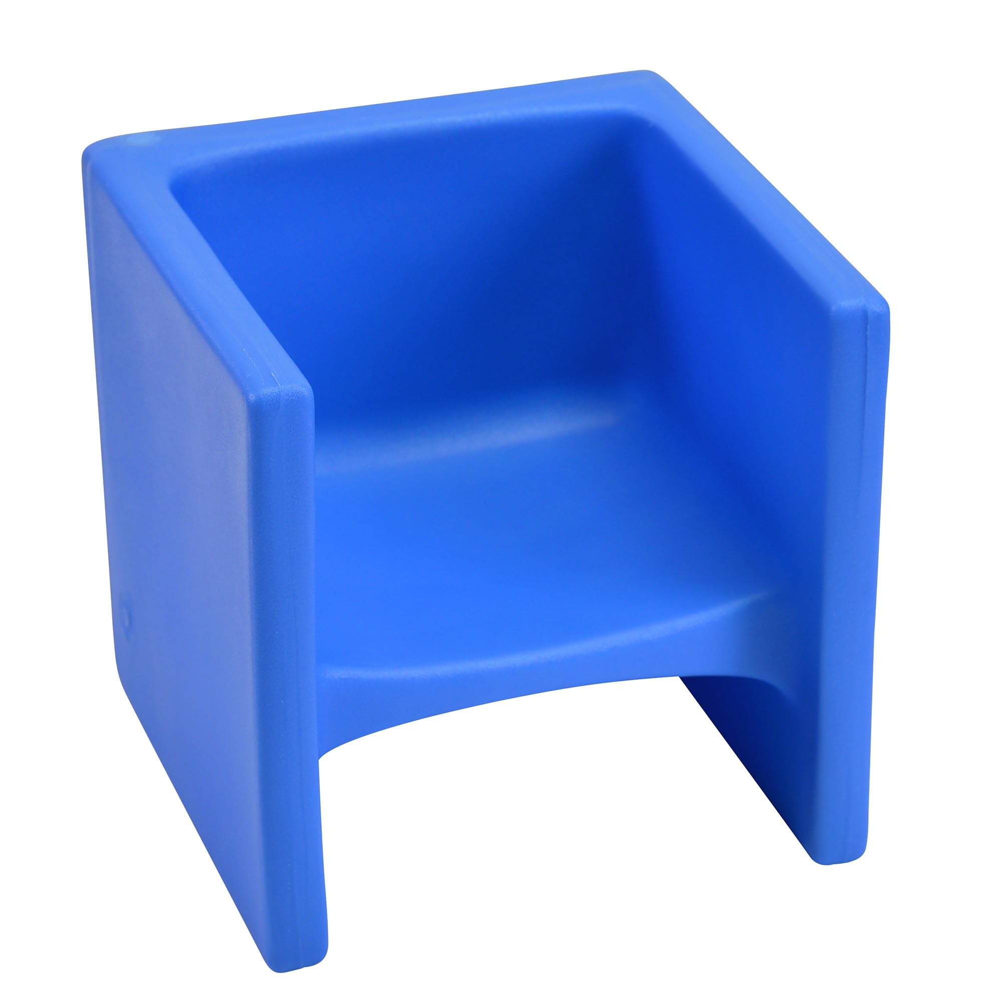 Children's Factory-CF910-009 Cube Chair for Kids, Flexible Seating Classroom Furniture for Daycare/Playroom/Homeschool, Indoor/Outdoor Toddler Chair, Blue, Set of 1