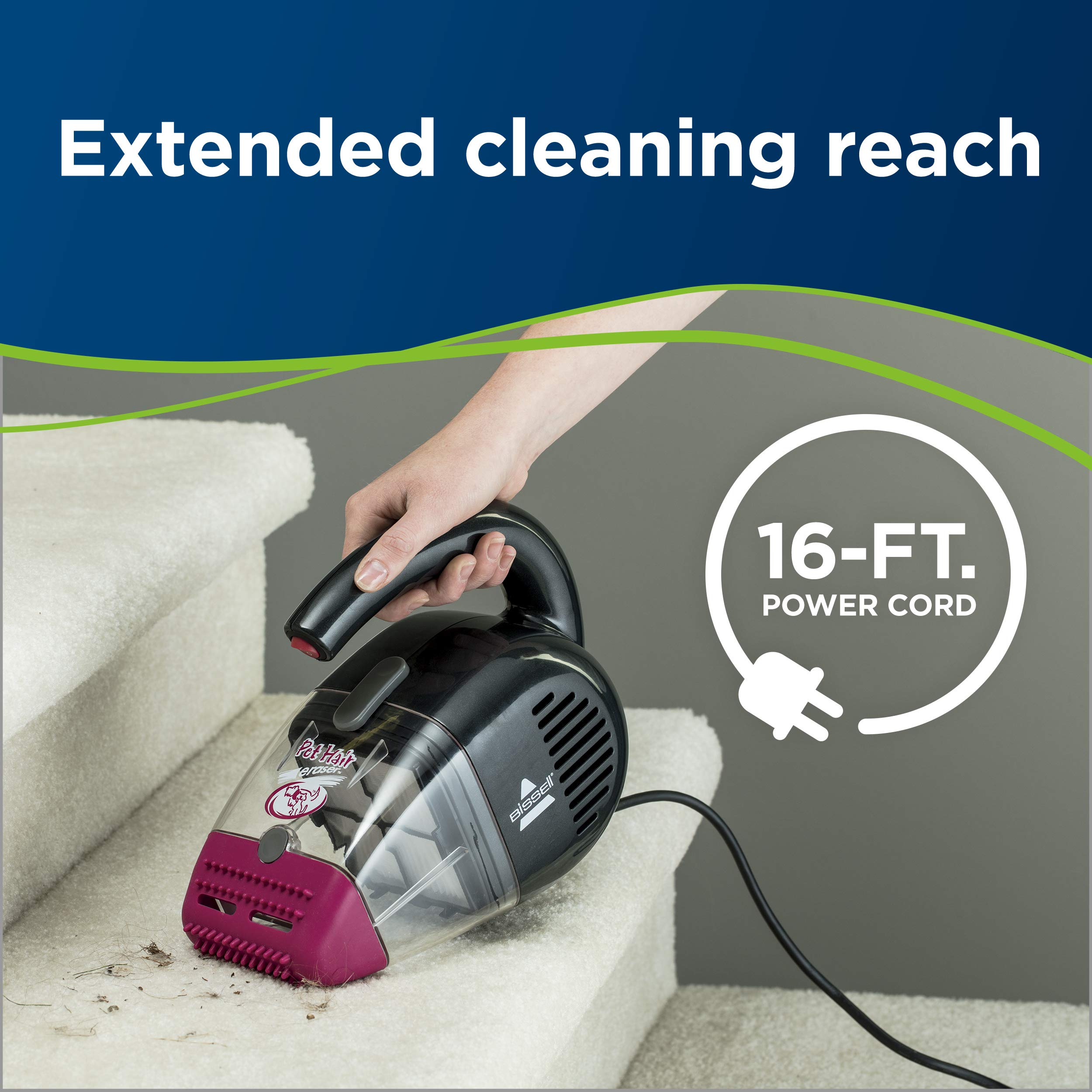 Bissell Pet Hair Eraser Handheld Vacuum, Corded, 33A1