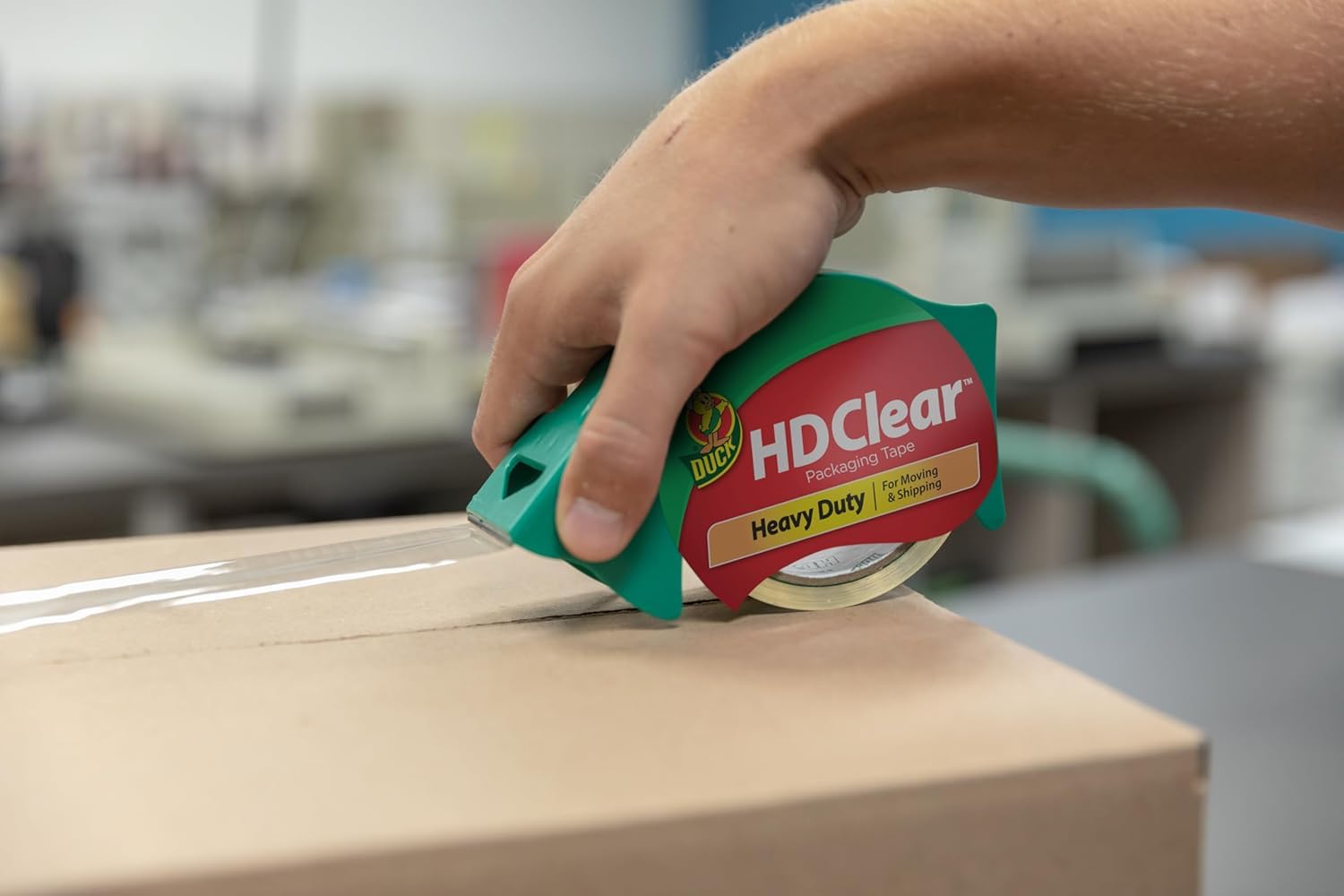 Duck HD Clear Heavy Duty Packing Tape Refill, 6 Rolls, 1.88 Inch x 54.6 Yard, (441962)