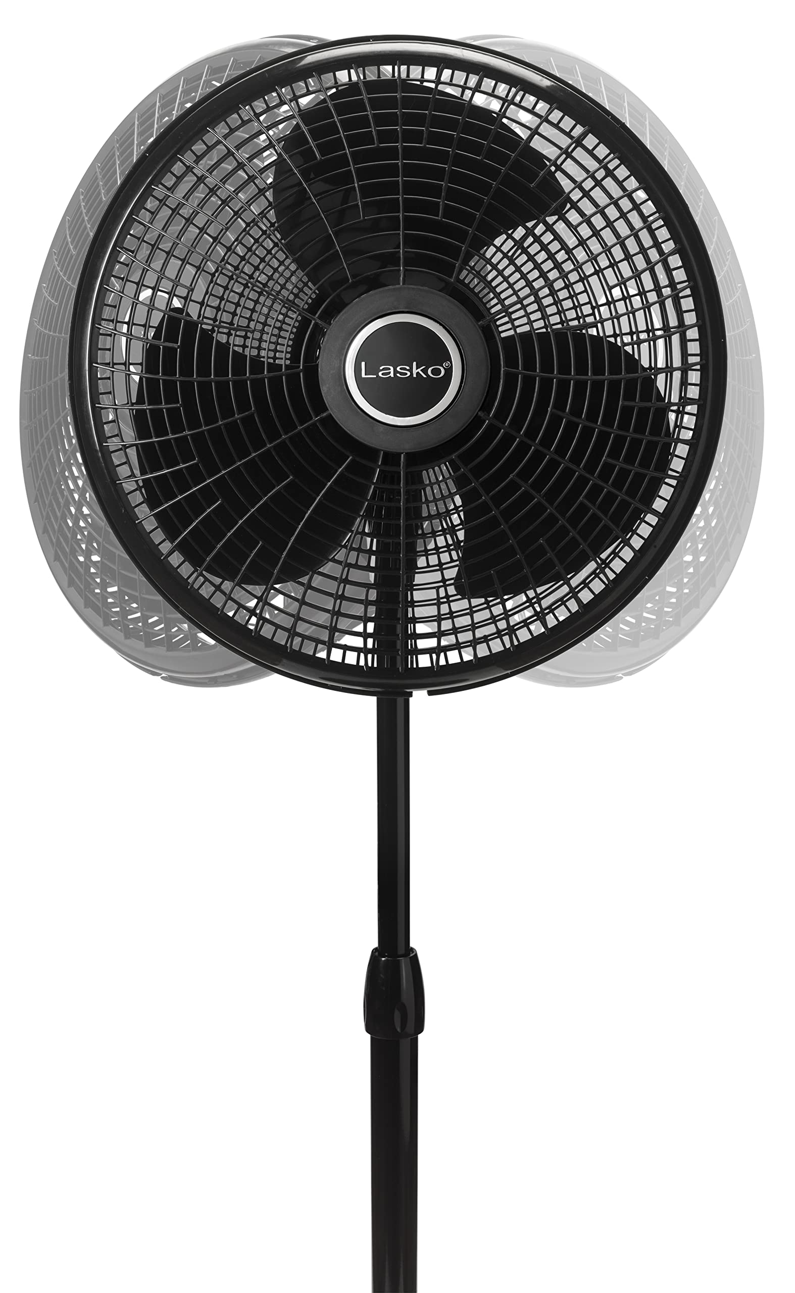 Lasko Lasko-16 Adjustable Performance Pedestal, 3-Speed, Black (2527) Household Fans