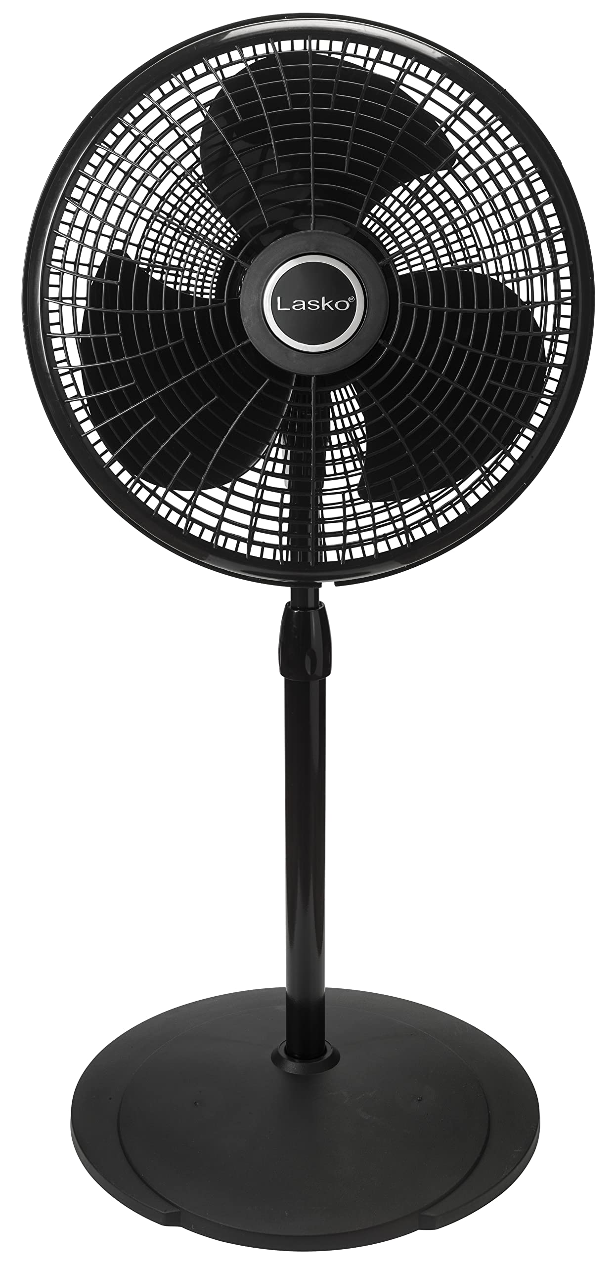 Lasko Lasko-16 Adjustable Performance Pedestal, 3-Speed, Black (2527) Household Fans