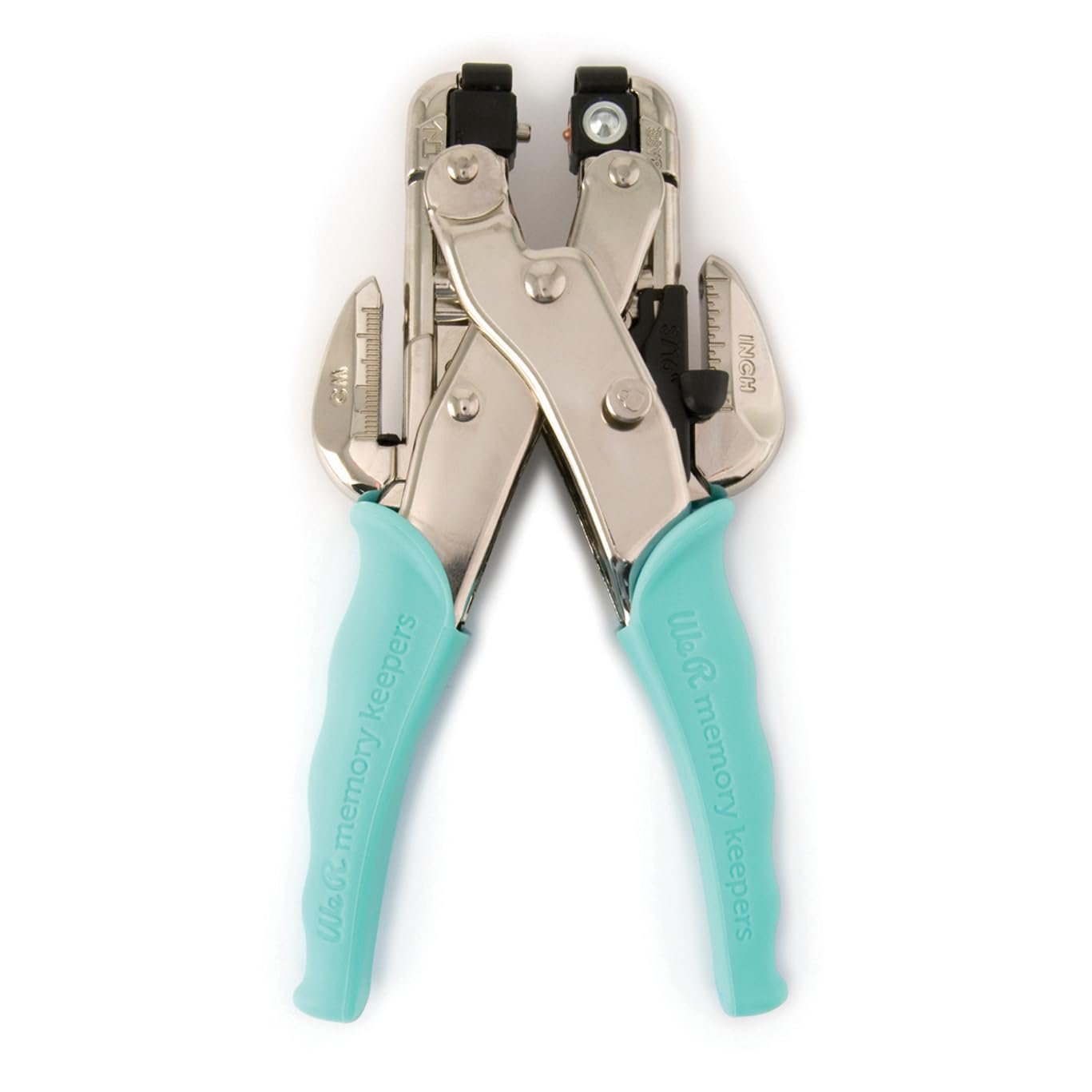 Crop-A-Dile Eyelet by We R Memory Keepers | Blue Comfort Handle