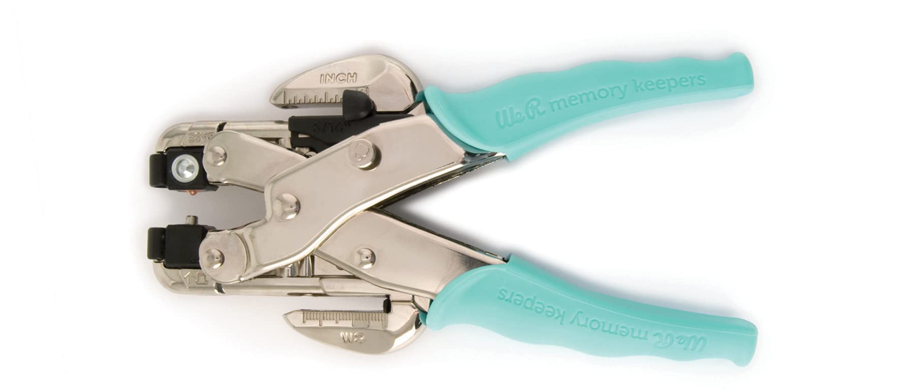 Crop-A-Dile Eyelet by We R Memory Keepers | Blue Comfort Handle