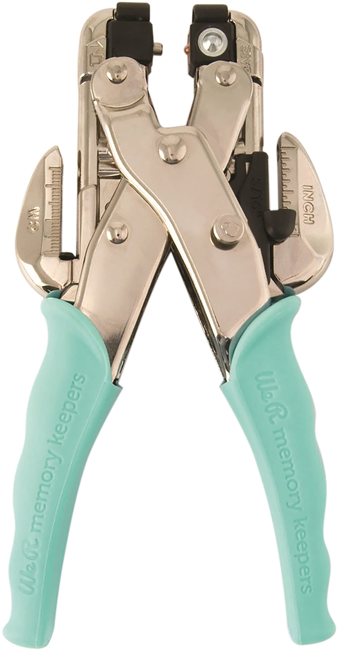 Crop-A-Dile Eyelet by We R Memory Keepers | Blue Comfort Handle