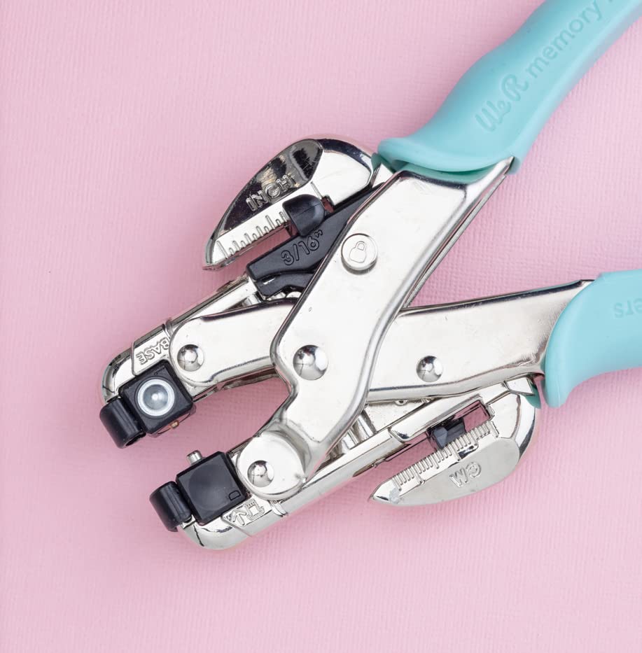 Crop-A-Dile Eyelet by We R Memory Keepers | Blue Comfort Handle