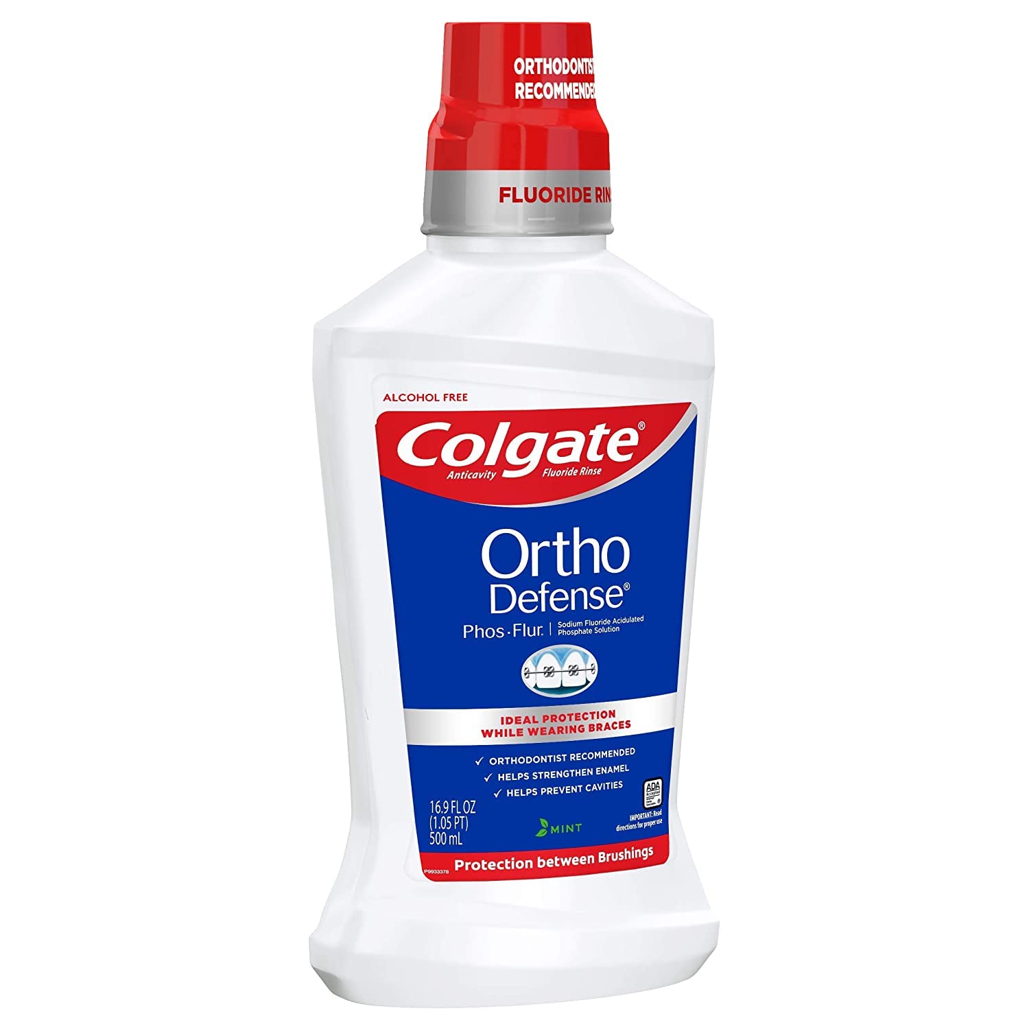 Phos Flur Anti Cavity Fluoride Rinse, Cool Mint, 16.9-Ounce Bottle (Pack of 2)
