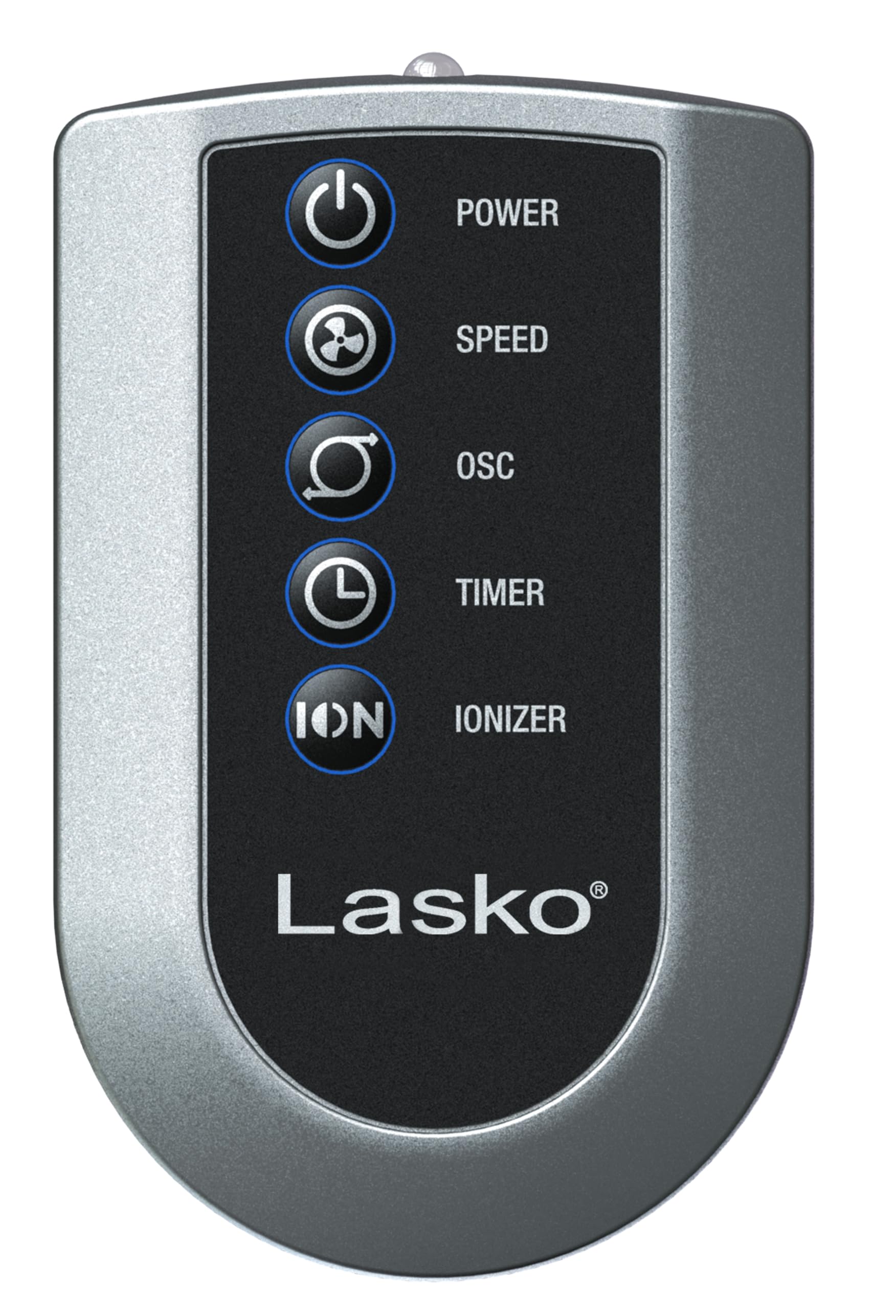 Lasko Wind Curve Portable Electric 42" Oscillating Tower Fan with Fresh Air Ionizer, Timer and Remote Control for Indoor, Bedroom and Home Office Use, Silverwood 2554