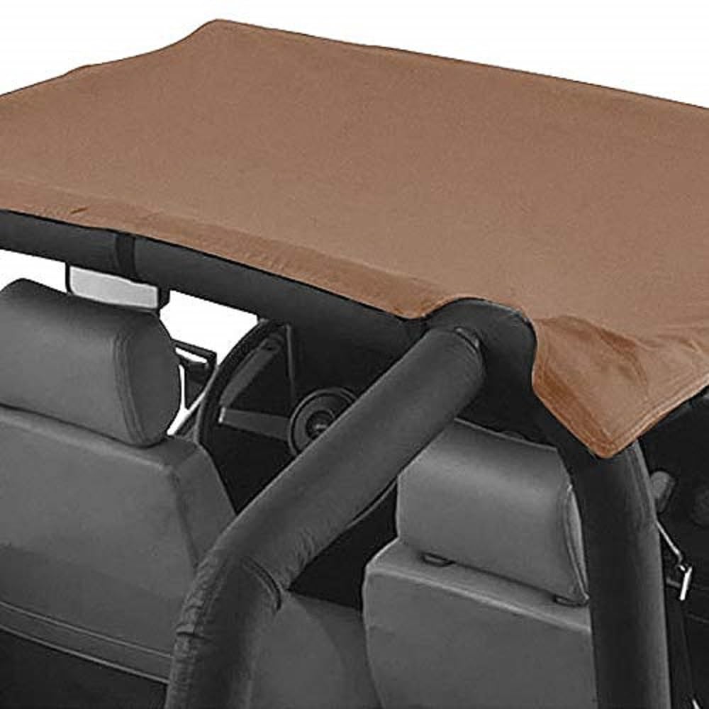Rampage California Brief Soft Top | Vinyl, Spice Denim | 93317 | Fits 1997 - 2006 Jeep Wrangler TJ