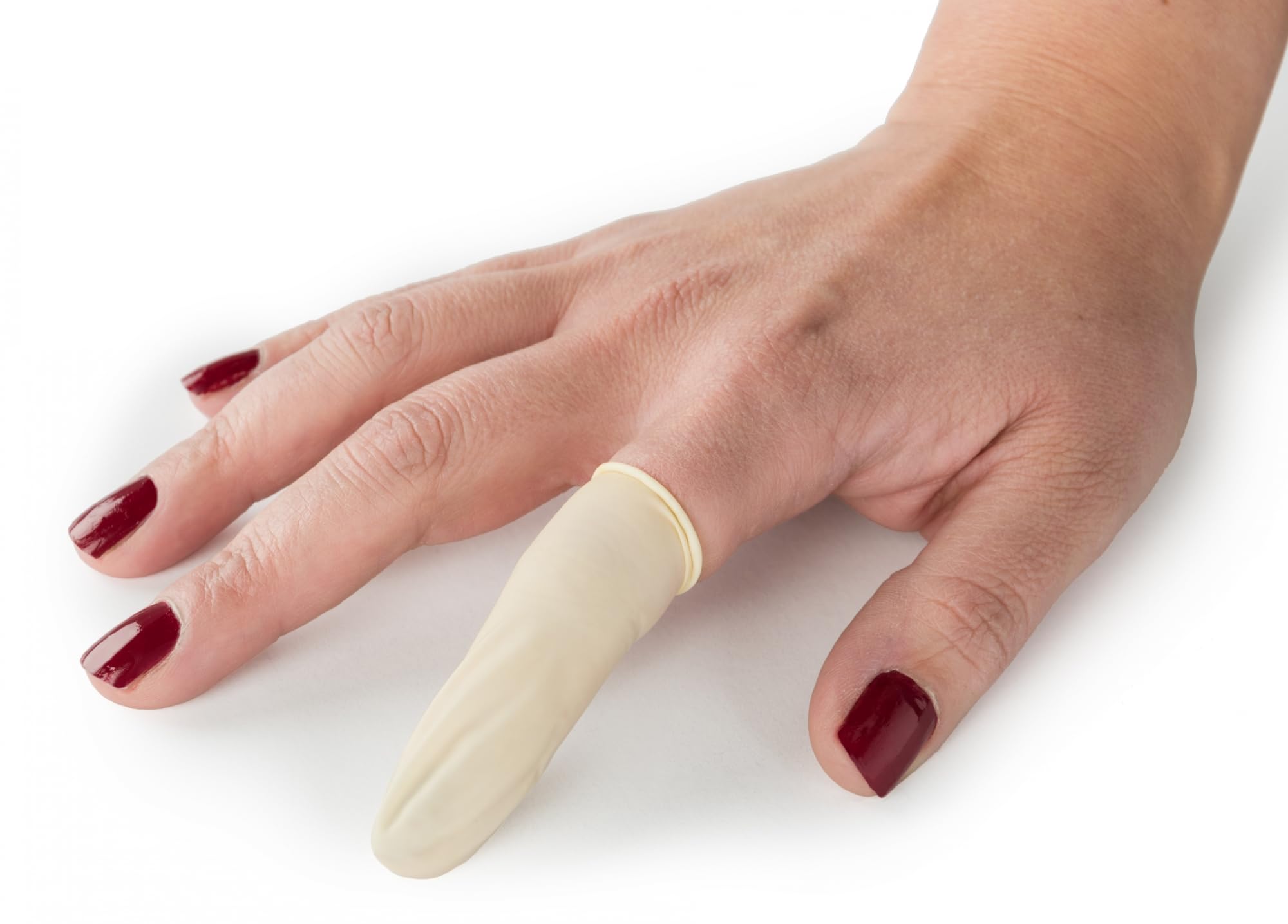 Grafco Latex Finger Cots, Large, 3908 L, 144 Count (Pack of 1)