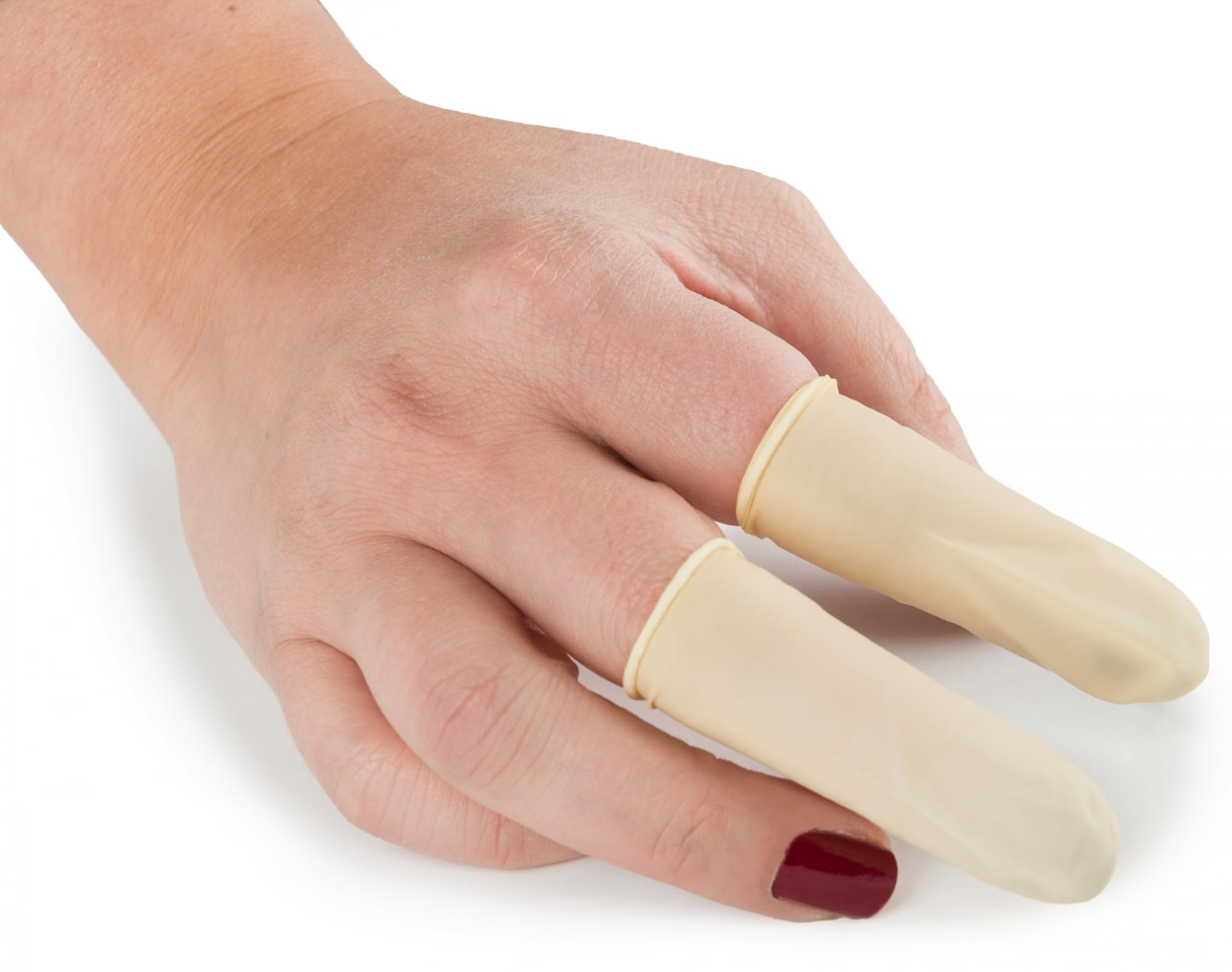 Grafco Latex Finger Cots, Large, 3908 L, 144 Count (Pack of 1)