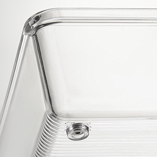 INTERDESIGN 52530 Linus Organizer, 3.2 by 12.8-Inch, Clear