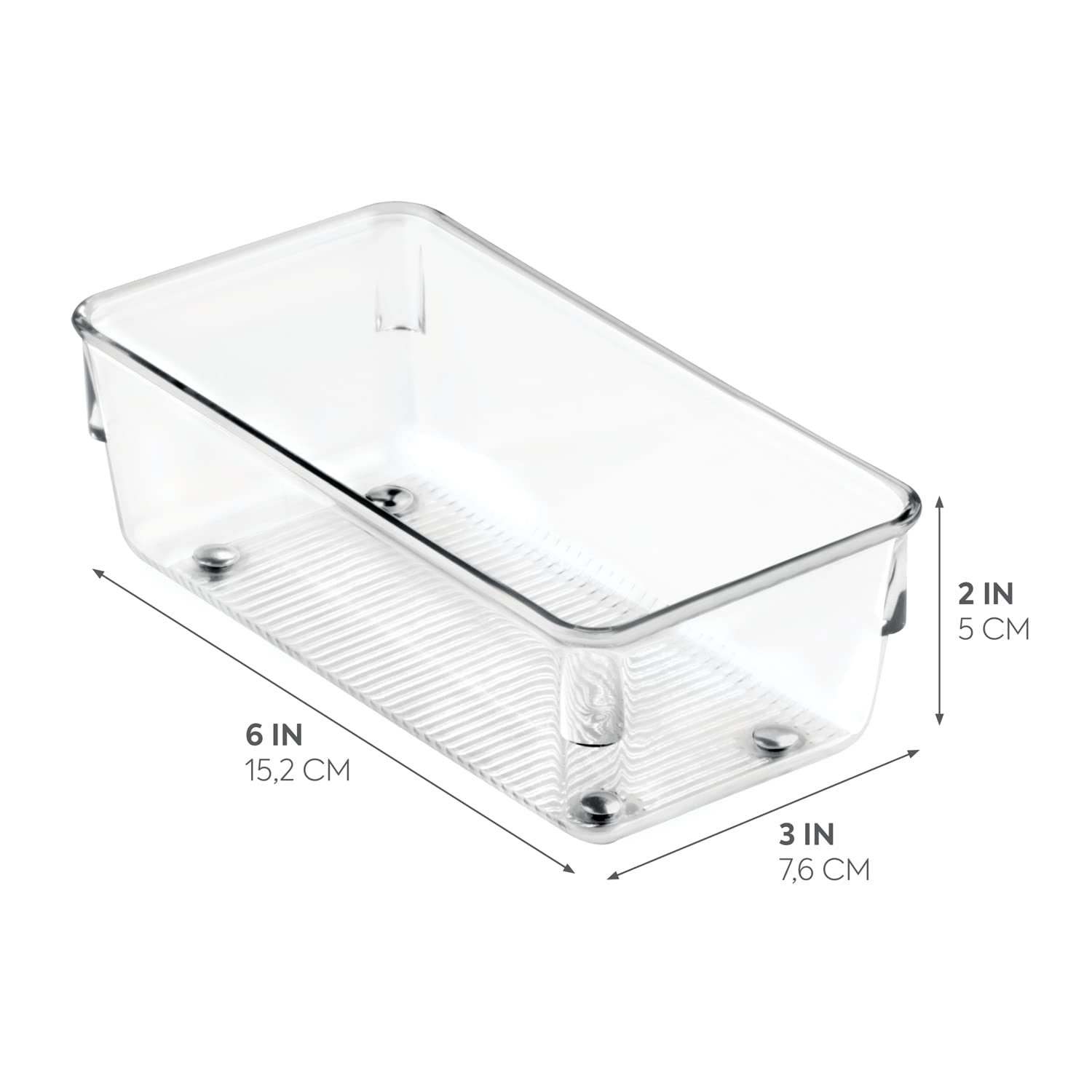 Linus 3.2" x 6.4" x 2" Drawer Organizer