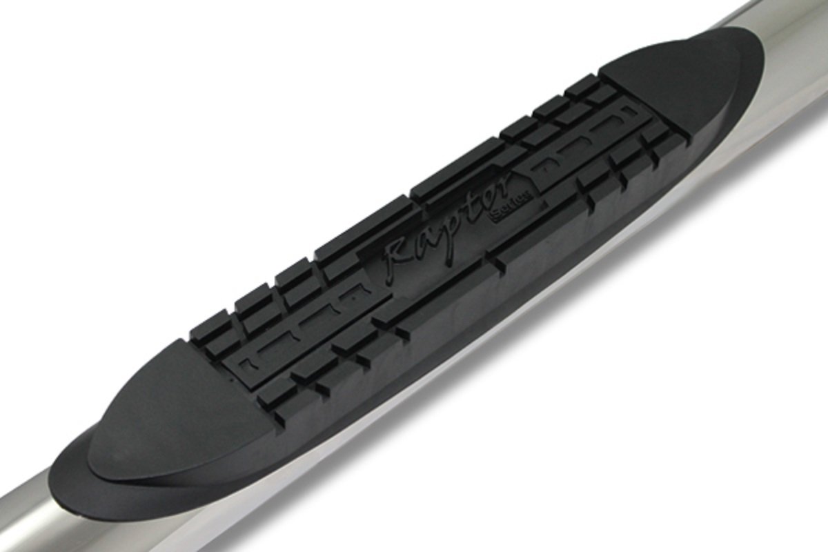 Raptor Series Nerf Bars Side Steps 3in Round Stainless Steel for 98-03 Dodge Durango 4 Door