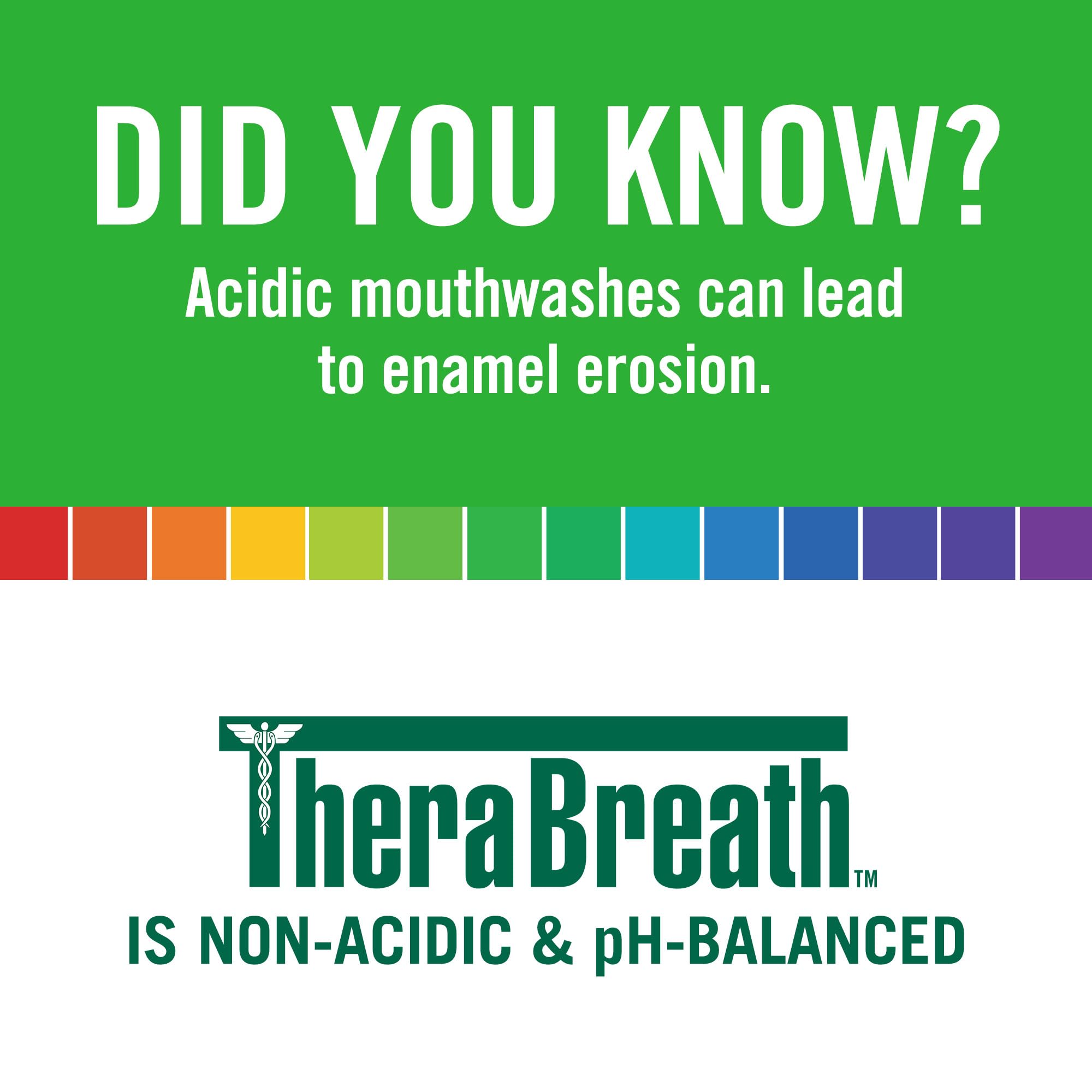 TheraBreath Fresh Breath Dentist Formulated Oral Rinse, Mild Mint, 16 Ounce (Pack of 2)