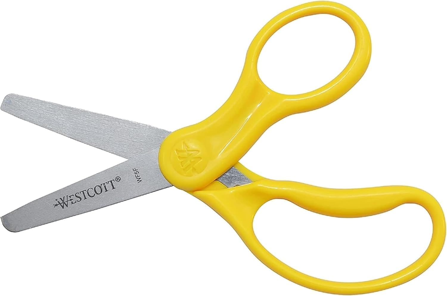Westcott 13140 Right- and Left-Handed Scissors, Kids' Scissors, Ages 4-8, 5-Inch Blunt Tip, Assorted, 12 Pack