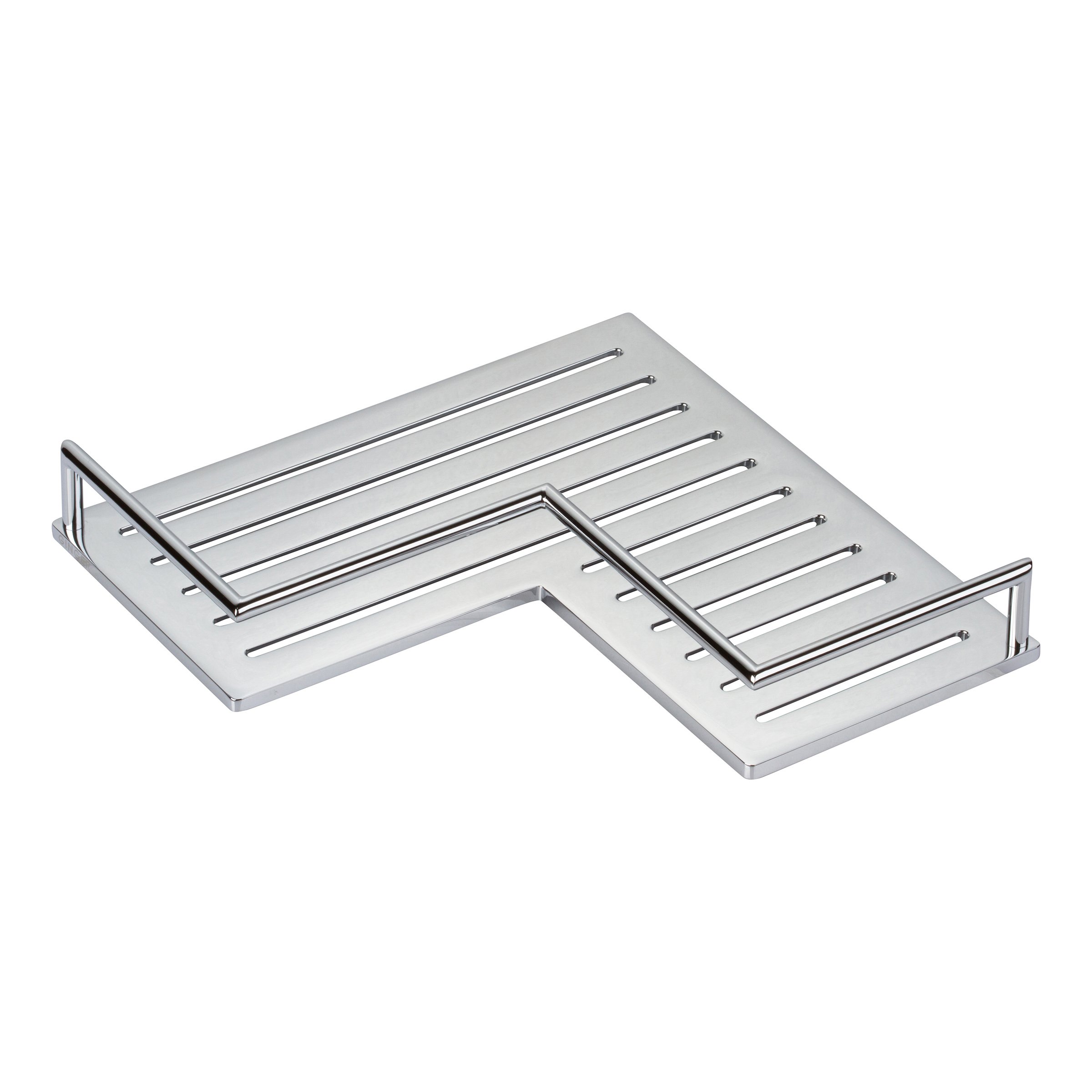 Ginger 28505/PC Surface Mounted Bathroom Shelves, Corner Shelf, Polished Chrome