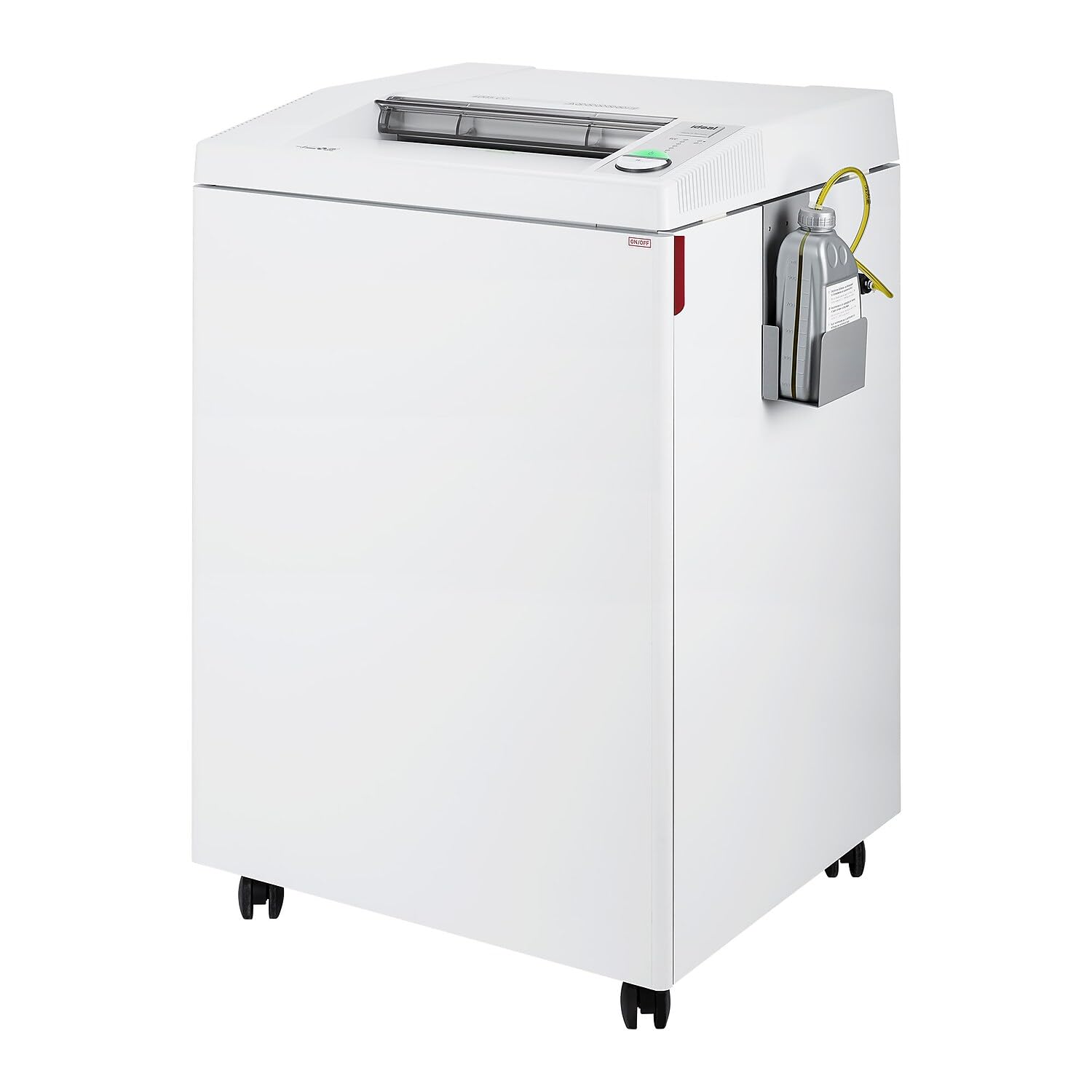 4005 Cross Cut Commercial Office Paper Shredder with Automatic Oiler, Continuous Operation, 37-39 Sheet Capacity, 44 Gal Bin, 20AMP Required