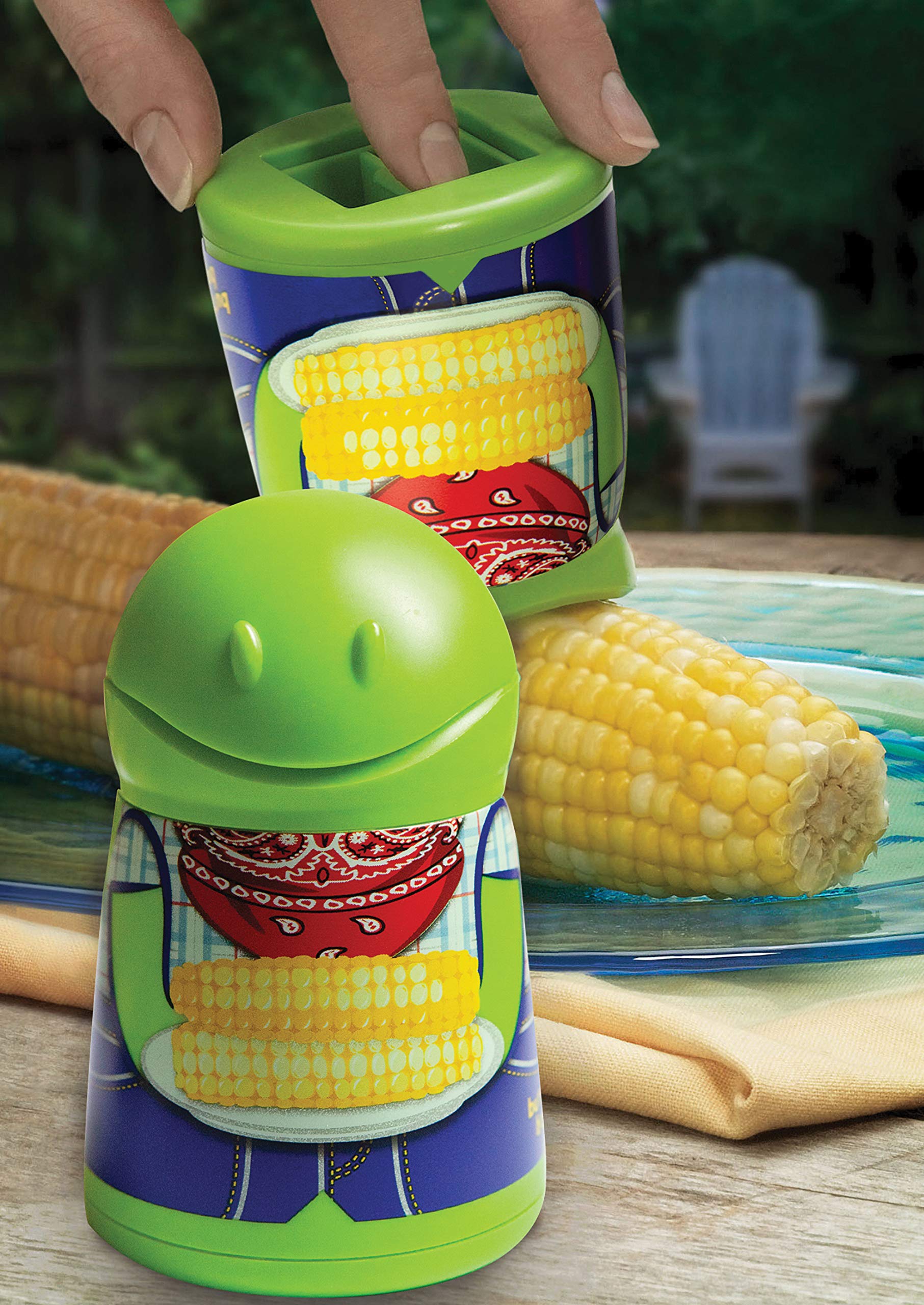 Talisman Designs Butter Boy Butter Keeper & Spreader, Green