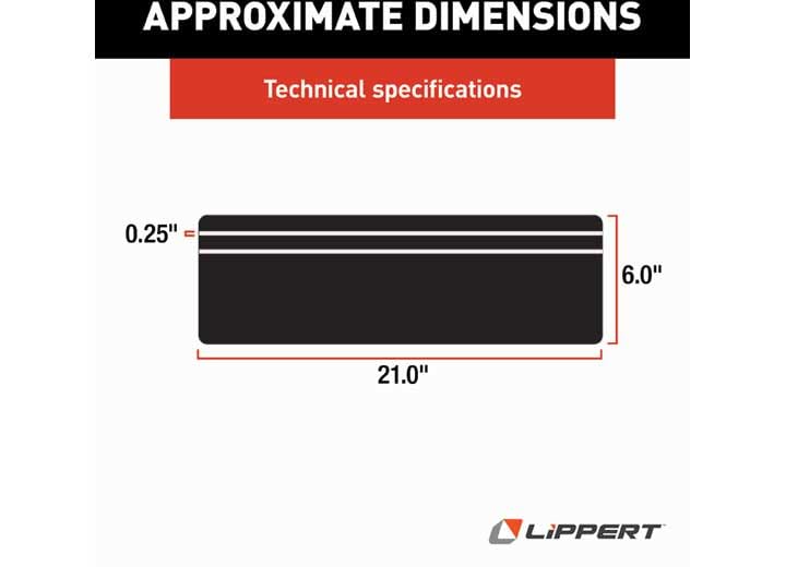 Lippert Components - 909506003 379600 Lippert 379600 Kwikee Glow-In-The-Dark Step Tread