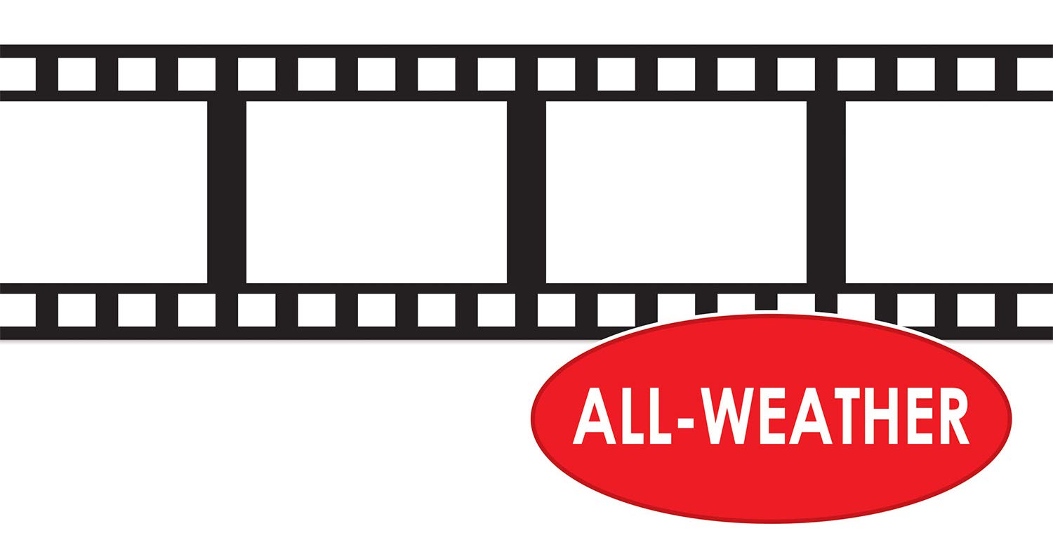Beistle Hollywood Filmstrip Party Tape, 1-Pack, Black/White