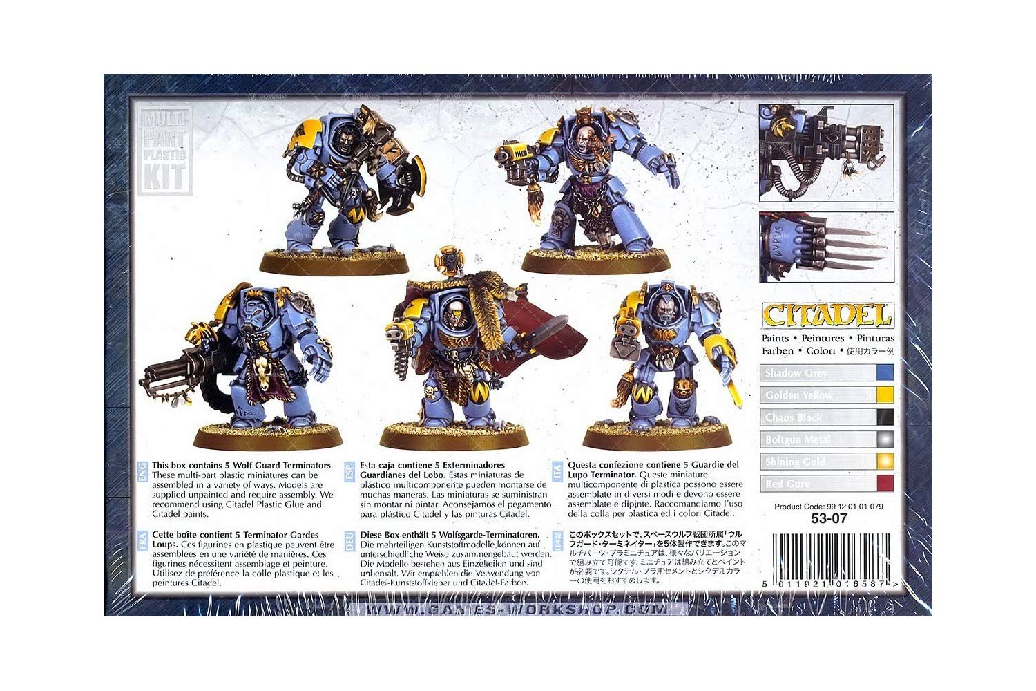 Games Workshop Wolf Guard Space Marine Terminator Squad Warhammer 40k