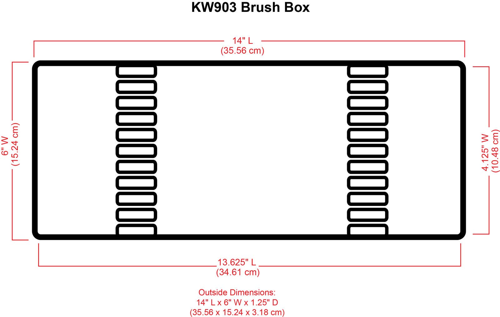 ArtBin KW903 Brush Box with Foam Inserts, Fine Art Portable Paint Brush Organizer, Clear