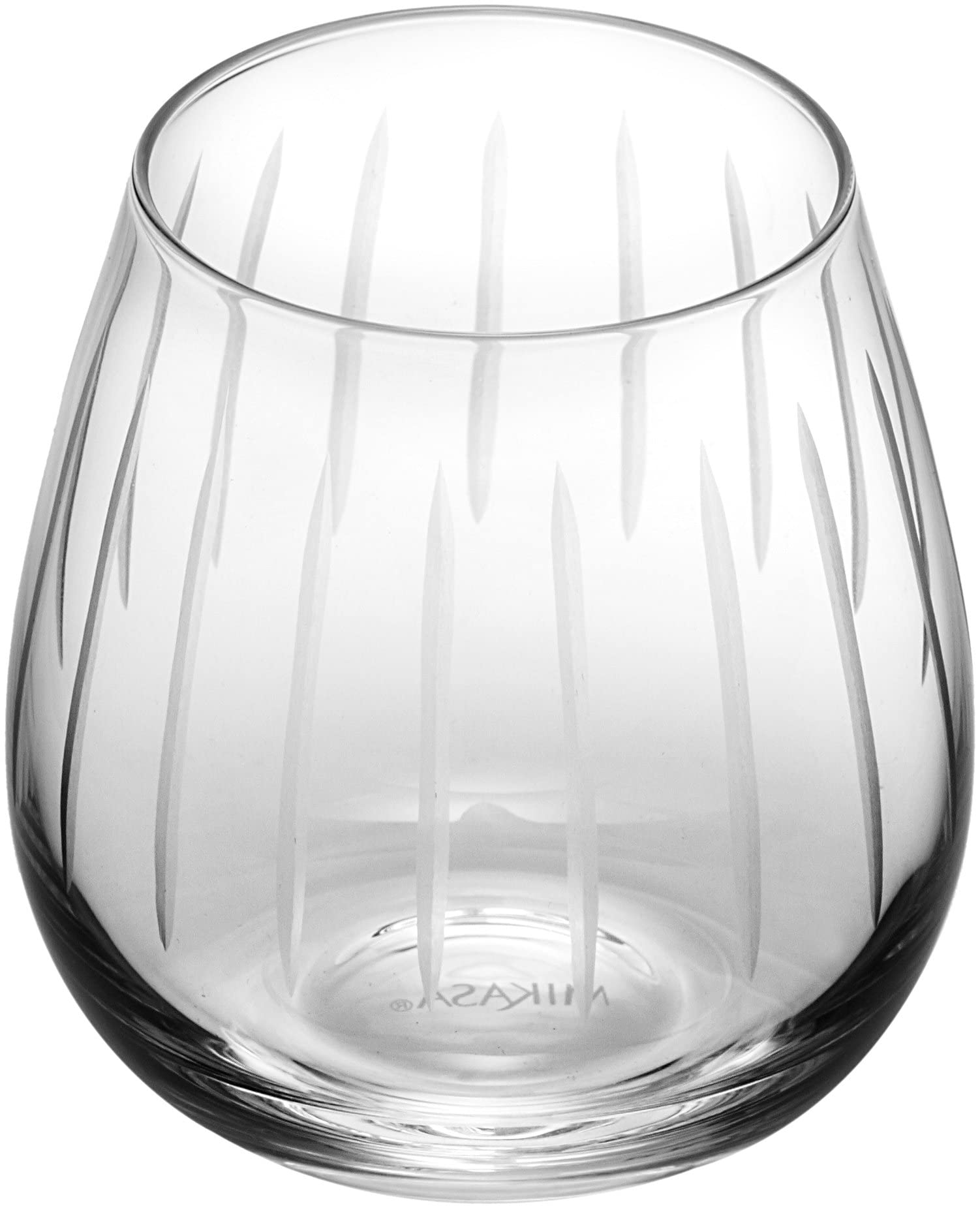 Mikasa Cheers Stemless Wine Glass, 14-Ounce, Set of 4