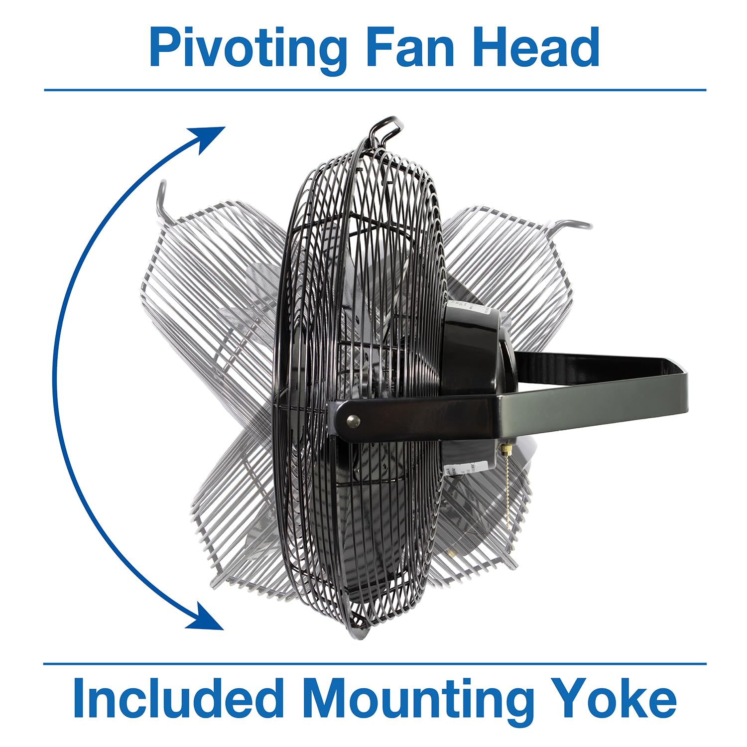 Air King 9318 Industrial Grade High Velocity Multi Mount Fan, 18-Inch,Black