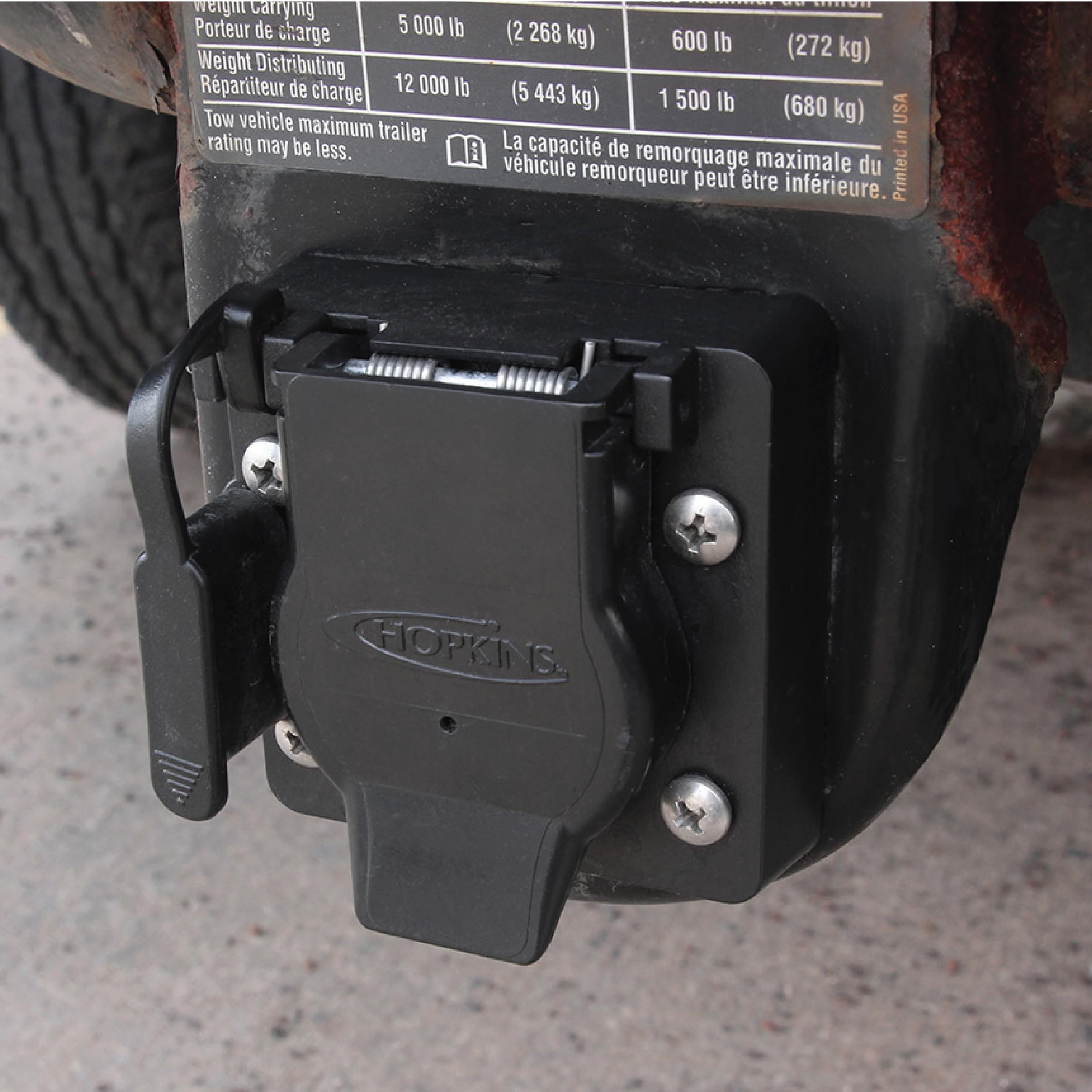 Hopkins 47185 Multi-Tow 4 Flat to 7 Blade and 4 Flat Adapter