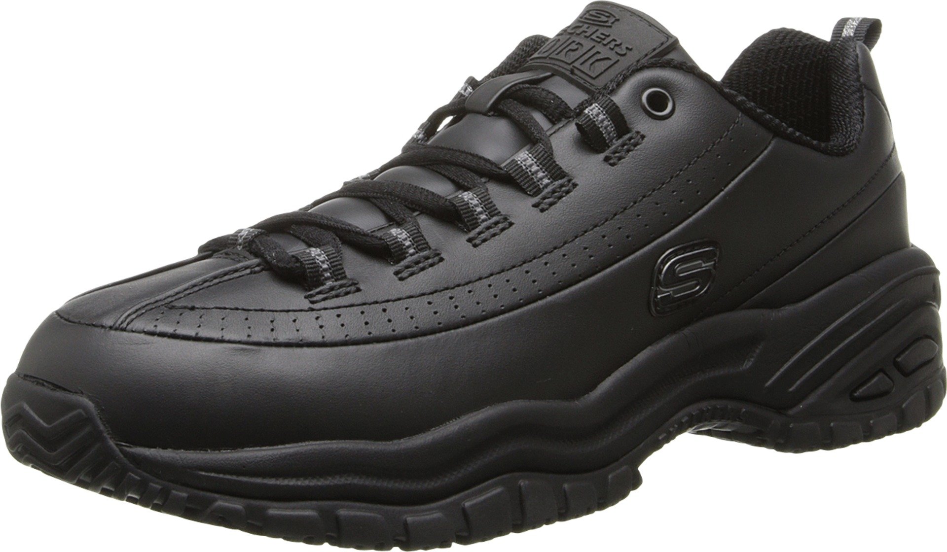 Skechers womens Soft Stride-softie health care and food service shoes, Black, 8 Wide US