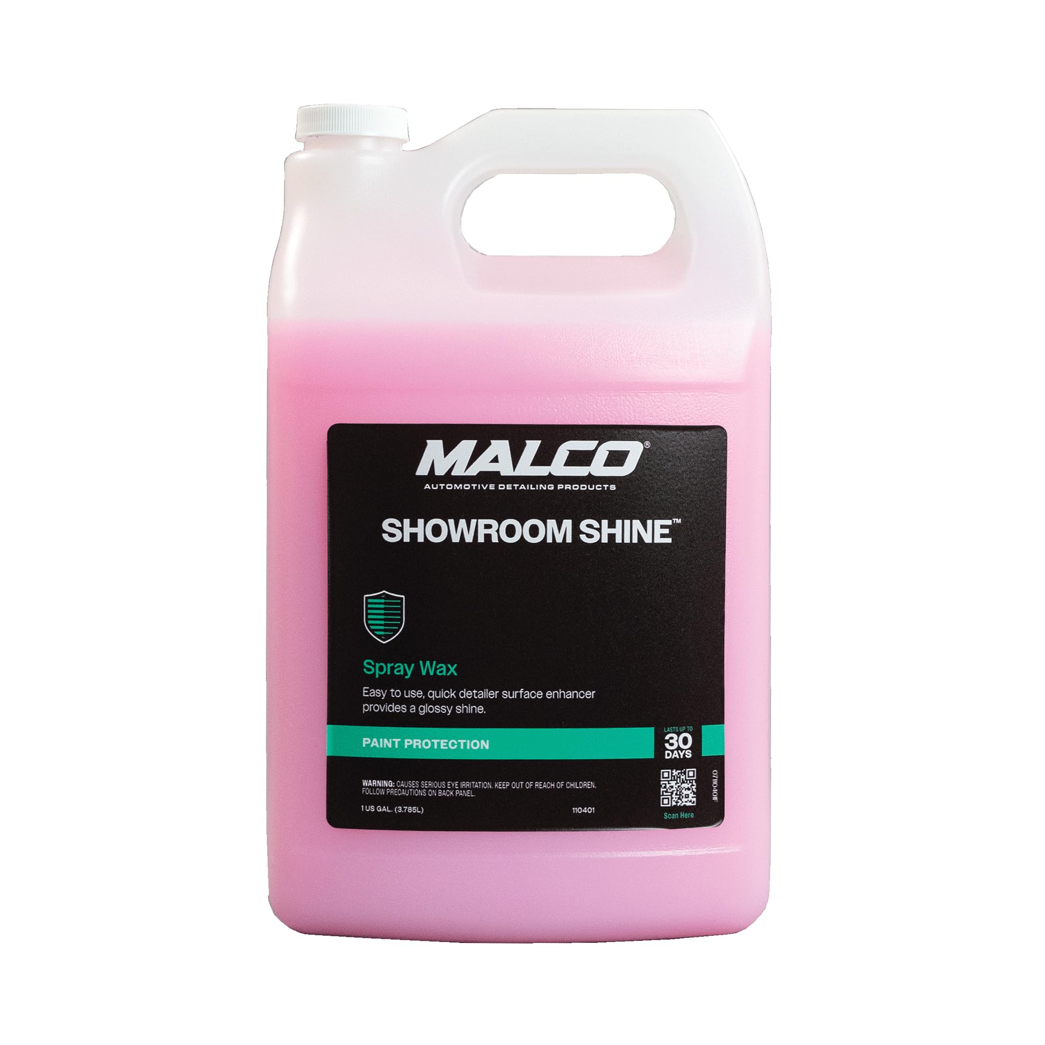 Malco Showroom Shine Spray Car Wax – Best Car Wax Spray for Professional Finish / Easy to Use Instant Detailer Spray / Cleans and Waxes Painted Surfaces, Metal and Glass / 1 Gallon (110401)