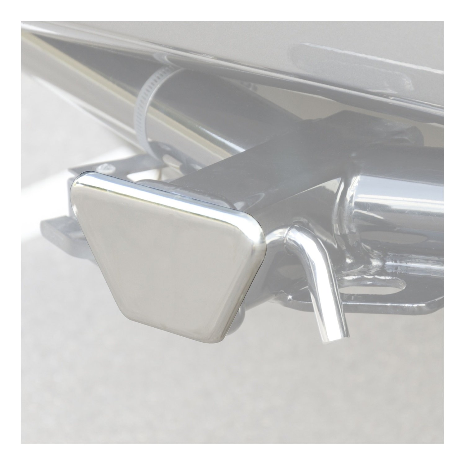 CURT 22100 Chrome Steel Trailer Hitch Cover, Fits 2-Inch Receiver