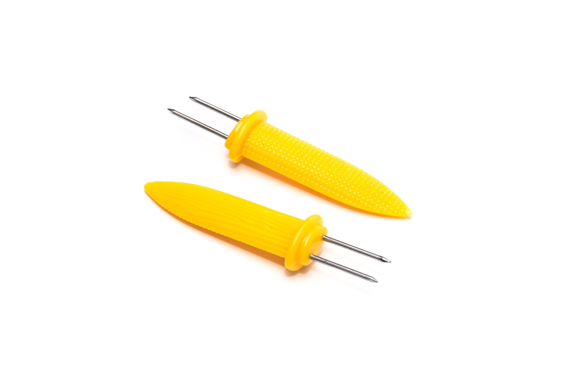 Fox Run 5398 Jumbo Corn Holders, Stainless Steel and Plastic, Set of 8