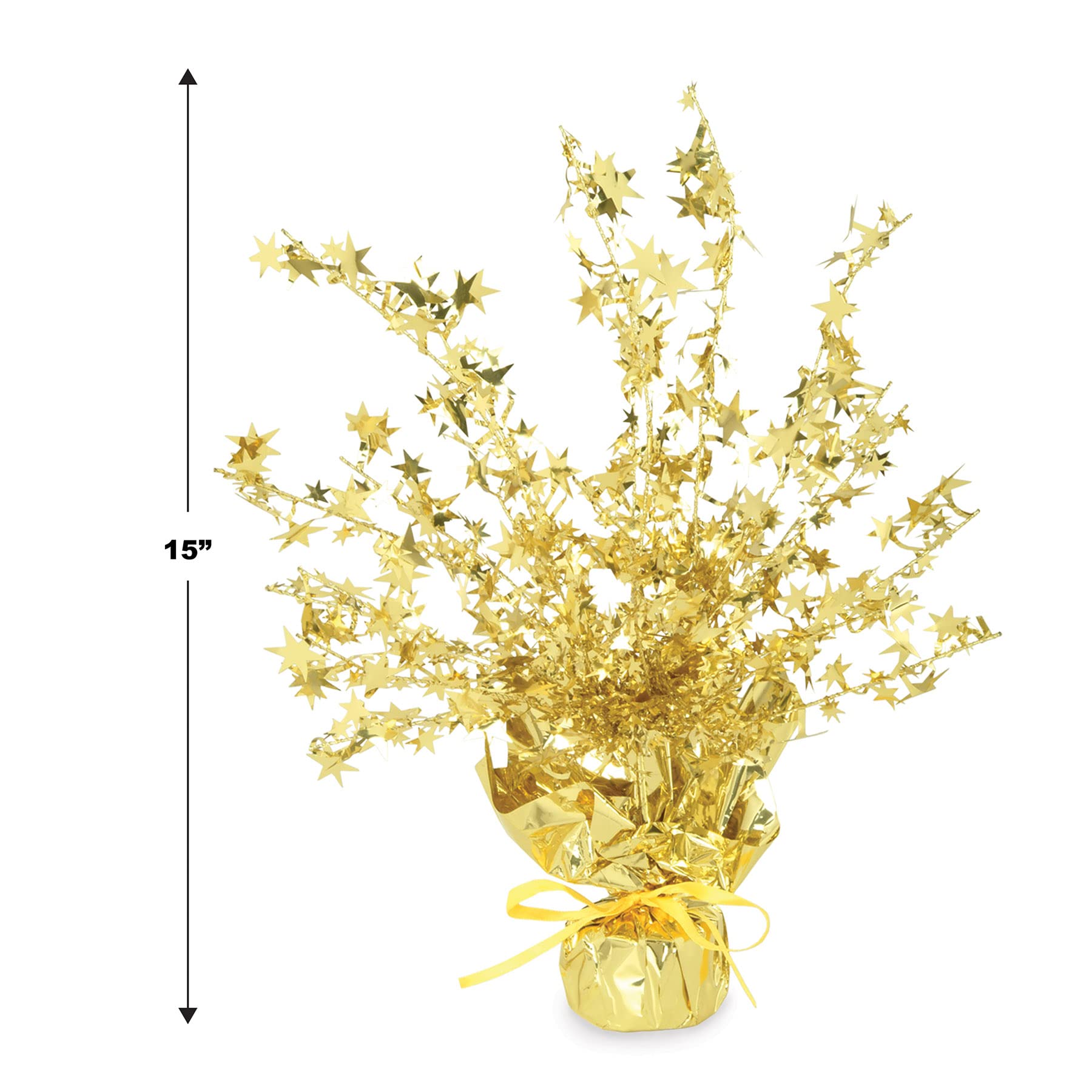 Beistle Star Gleam 'N Burst Centerpiece, 15-Inch
