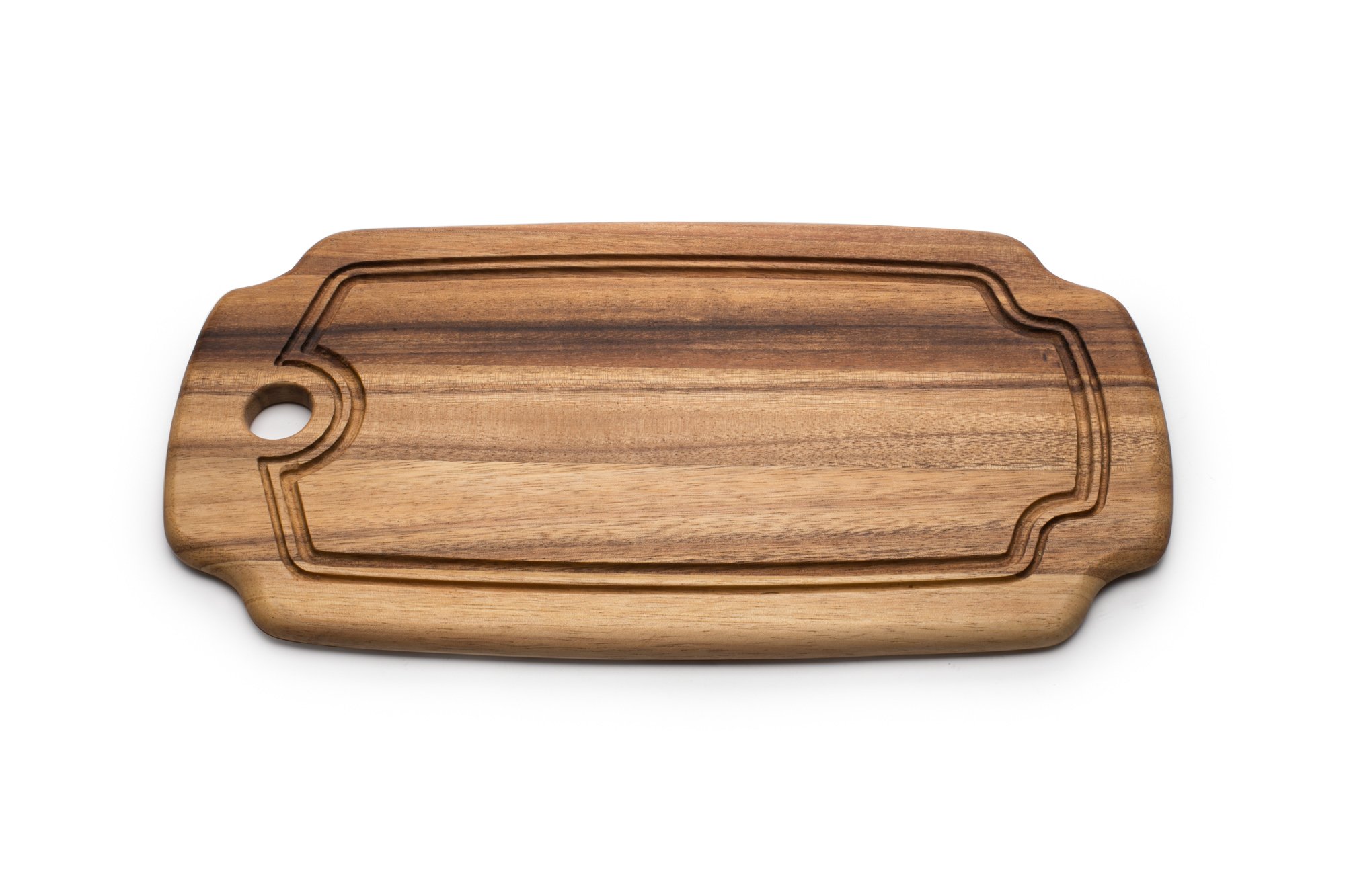 Ironwood Gourmet Rectangular Pinehurst Serving Board, Acacia Wood