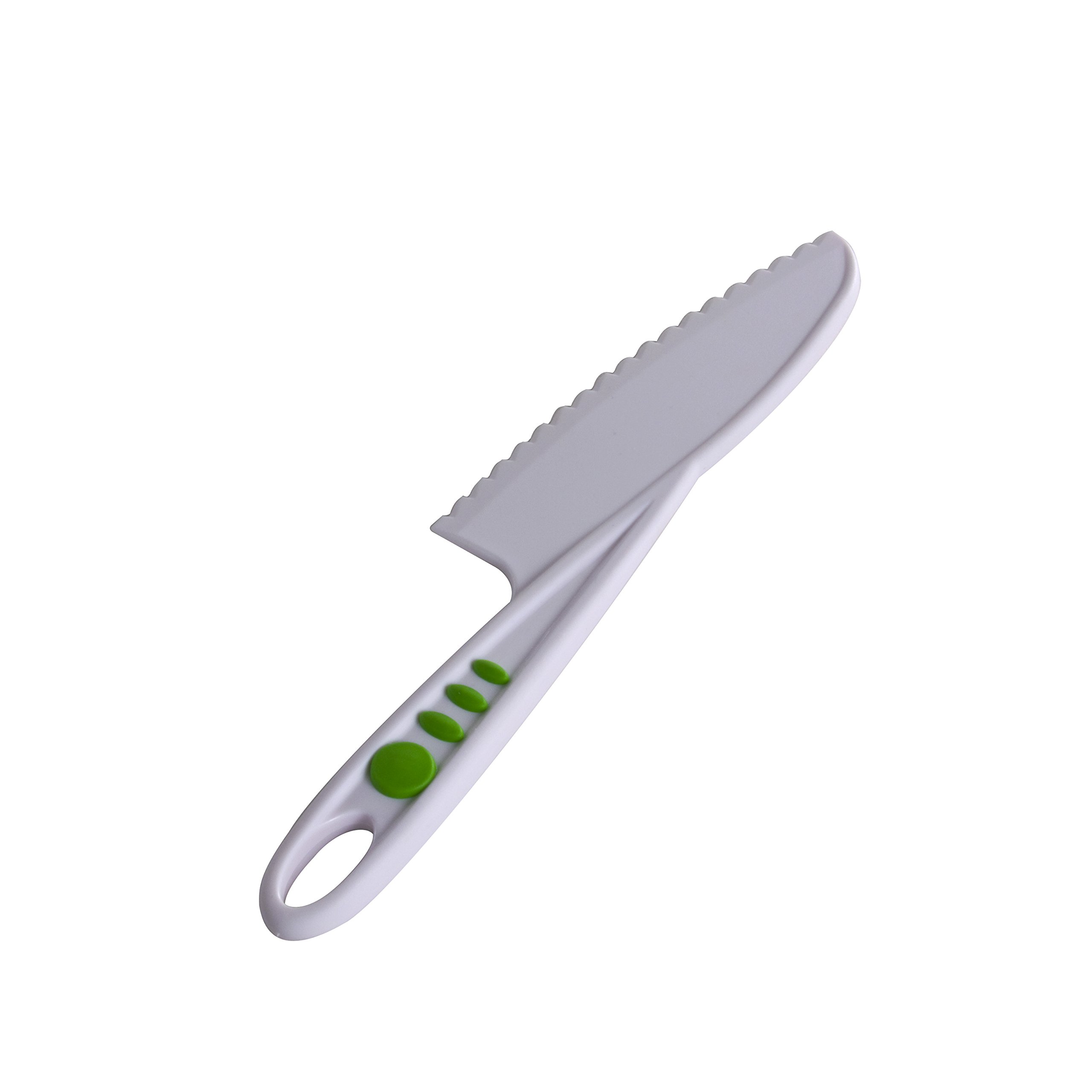 Curious Chef 3-Piece Nylon Knife Set, Real Cooking Tools Made To Fit Kids’ Hands; Great Gift For Birthdays, Holidays And Other Special Occasions