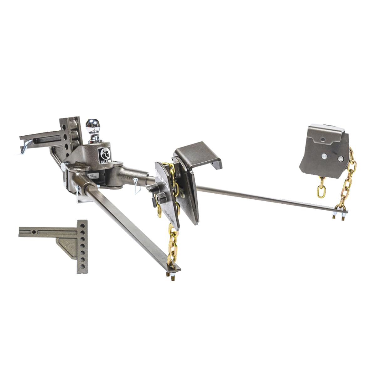 Blue Ox BXW0750 SWAYPRO Weight Distributing Hitch 750lb Tongue Weight for Standard Coupler with Clamp-On Latches Black, 34 x 11 x 6 inches
