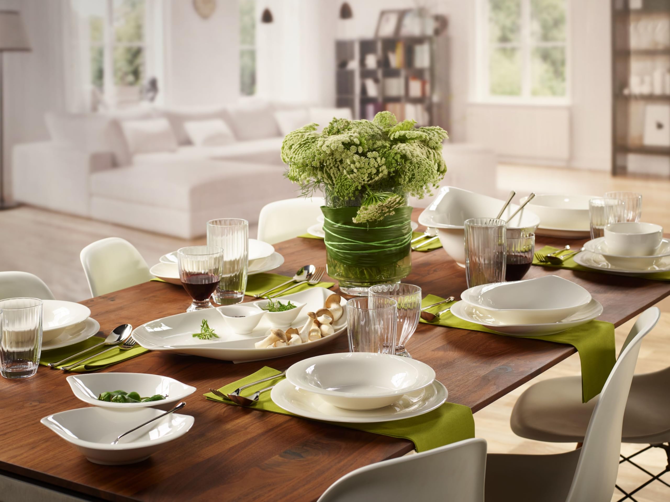 Villeroy & Boch New Cottage Special Serve Salad Dip Bowl, 4.75 x 3 in, White
