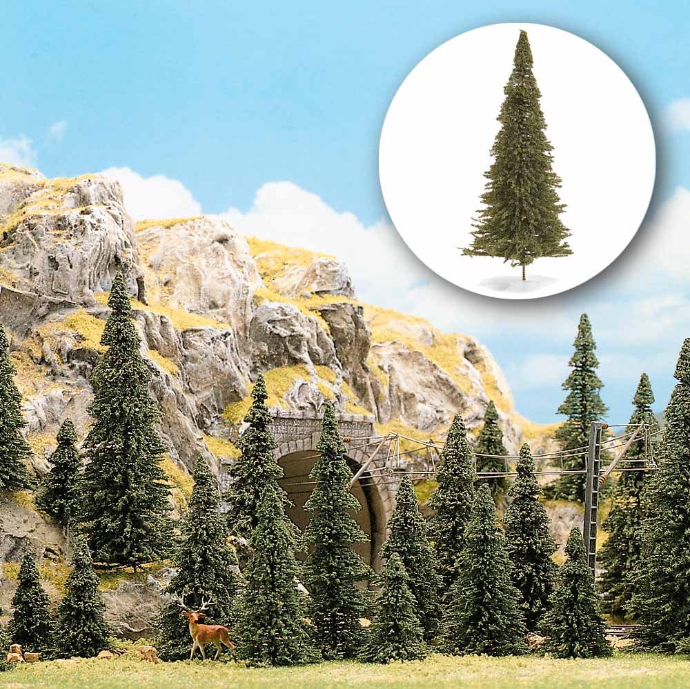 Busch 6571 Pine Tree Set 30/N Scale Scenery Kit