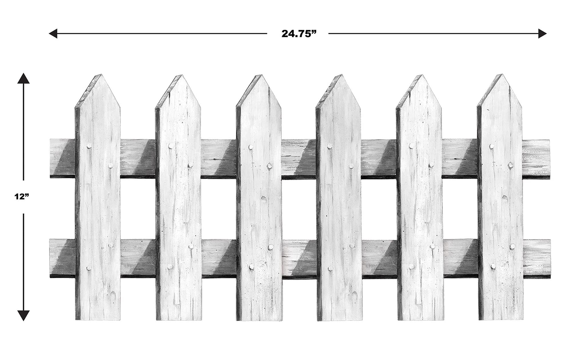 Picket Fence Cutouts Party Accessory (1 count) (3/Pkg)