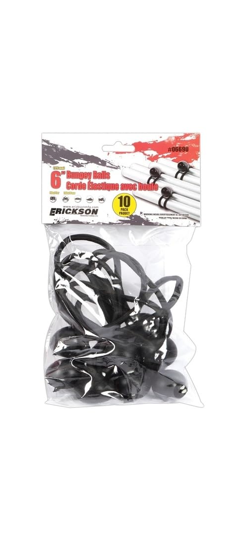 Keeper - 8" Canopy Bungee Cords with Toggle Balls, 25 Pack